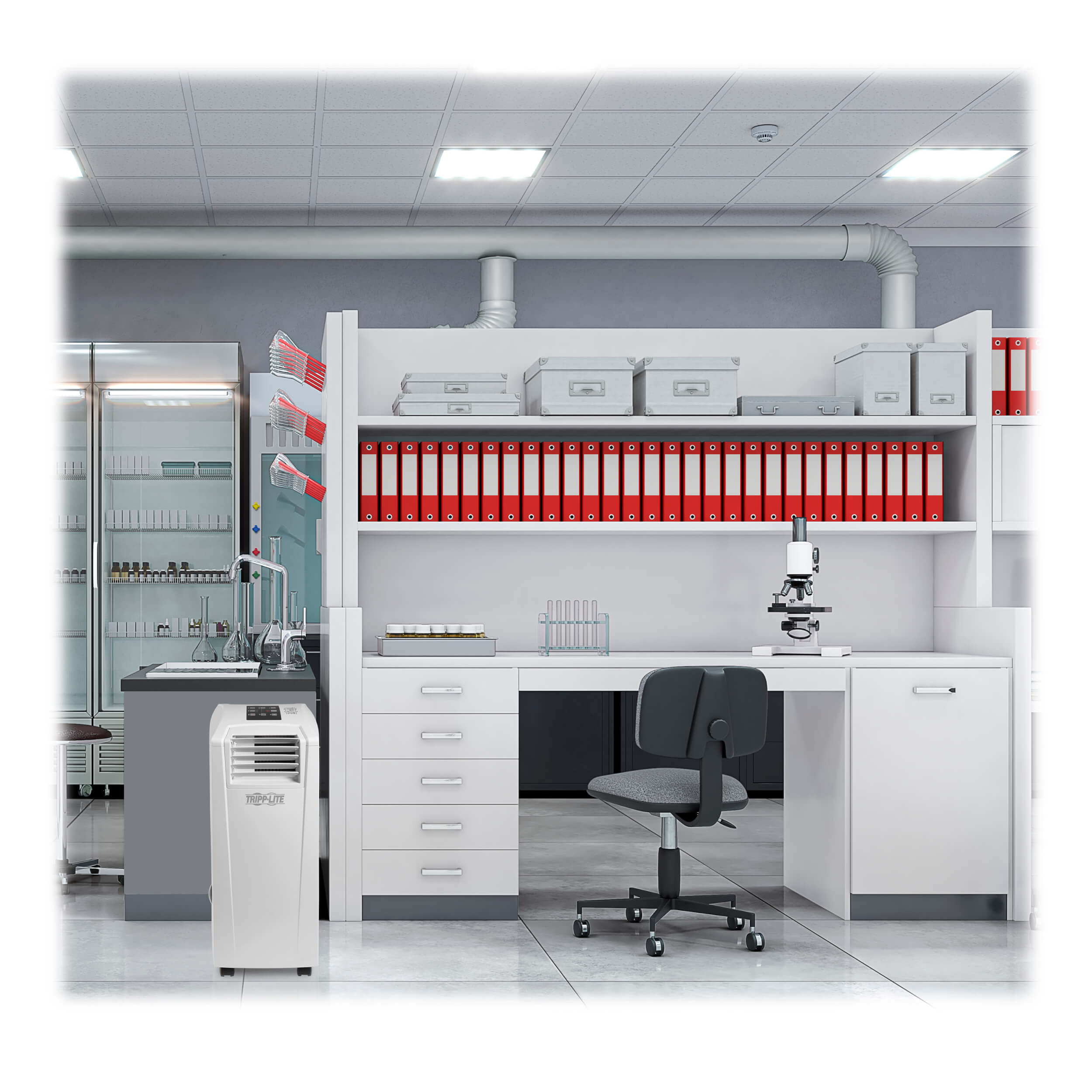 Portable AC With Ionizer/ Air Filter, 3.5kW (12,000 BTU), 120V | Eaton