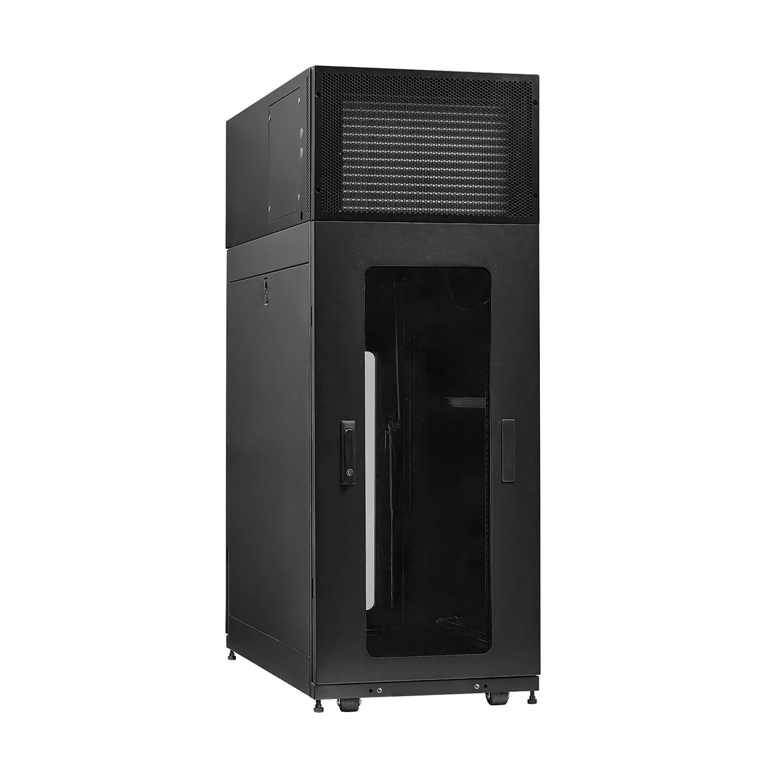 25U Server Rack with Top-of-Rack cooling unit, 3.5kW, 12K BTU, AC Unit ...