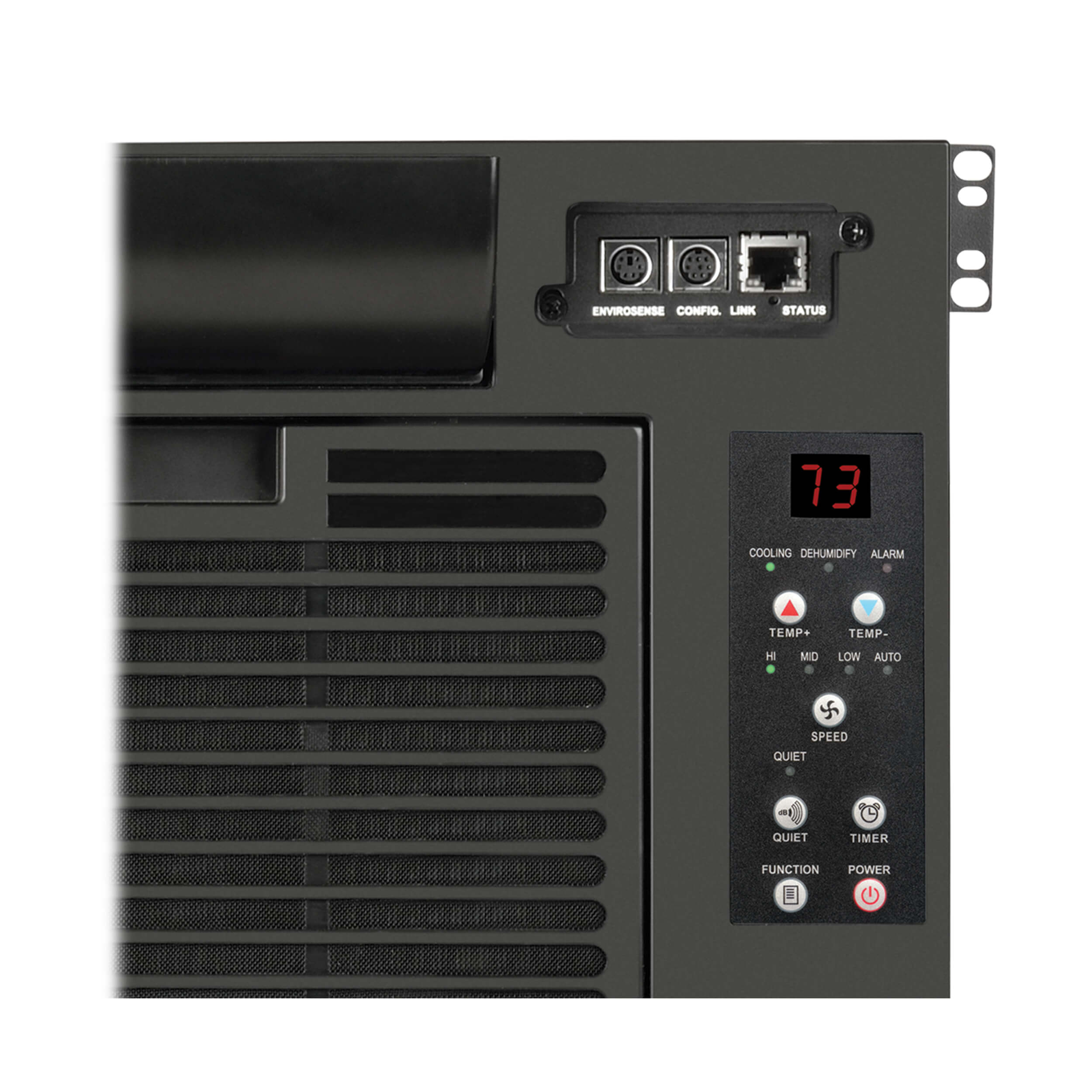 8U Rack-Mounted Server Rack Cooling Unit, 9,000 BTU, 120V, R32 ...