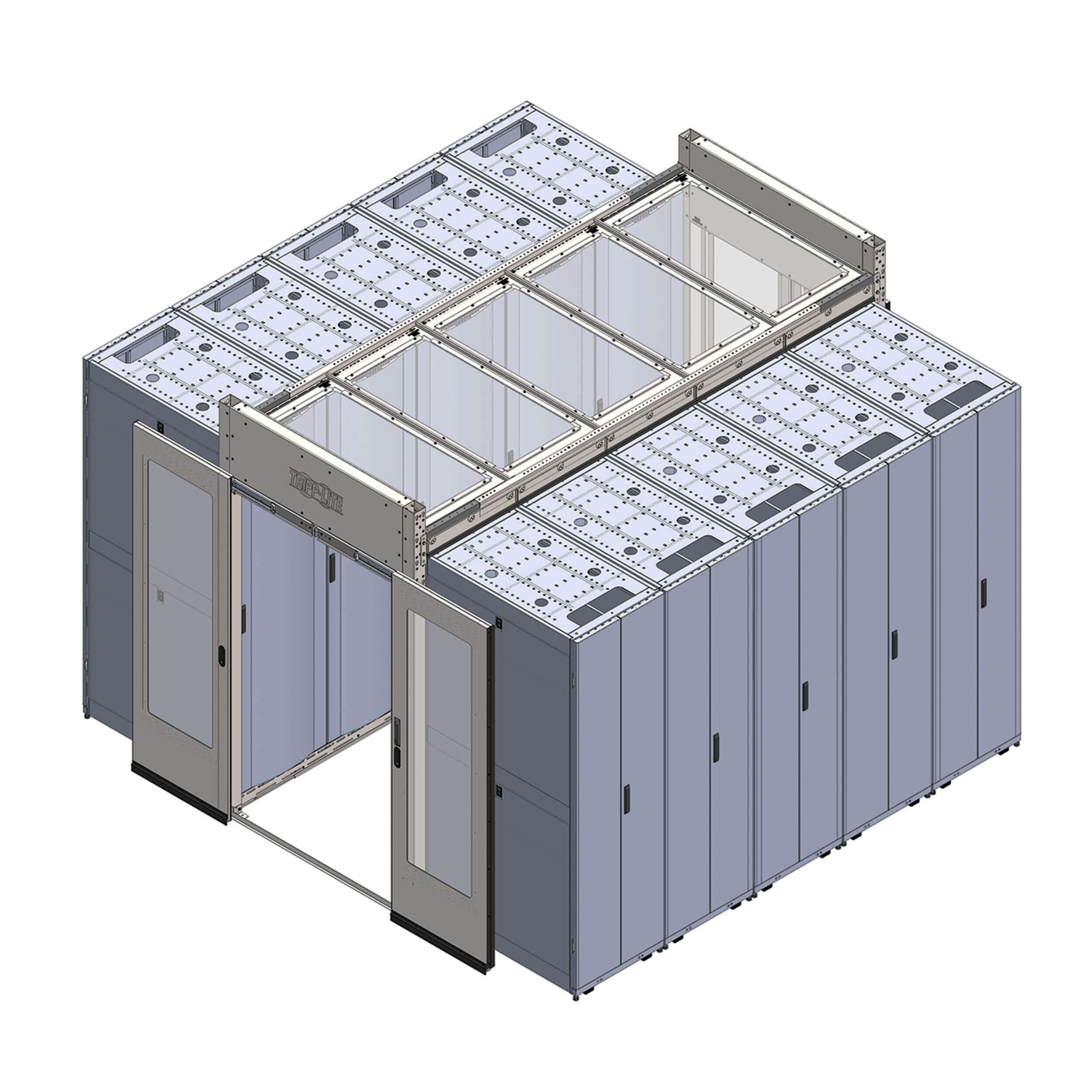 Riser Panel for Aisle Containment System, Short, 600mm Racks | Eaton