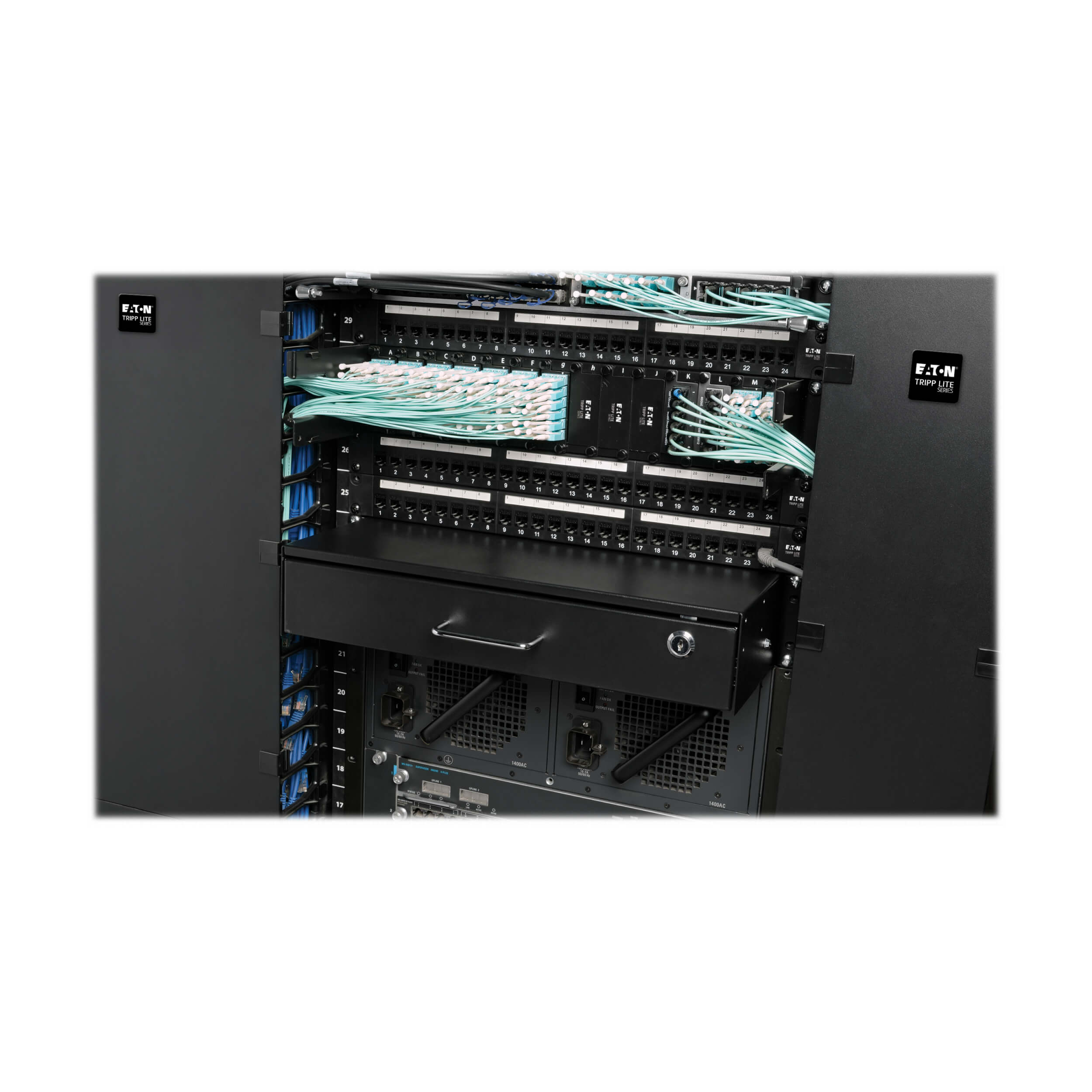 SmartRack 2U Locking Rack-Mount Storage Drawer | Eaton