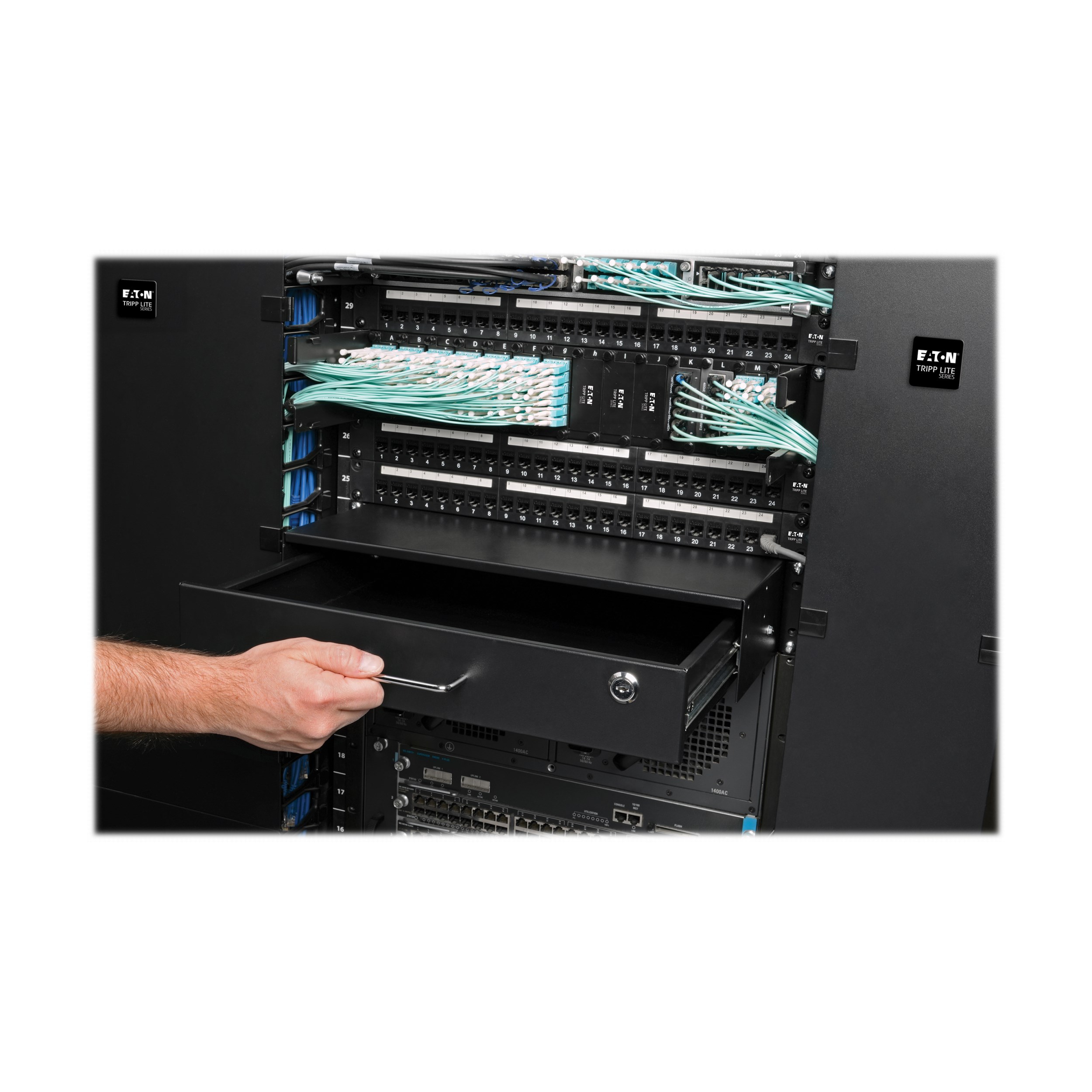 SmartRack 2U Locking Rack-Mount Storage Drawer | Eaton