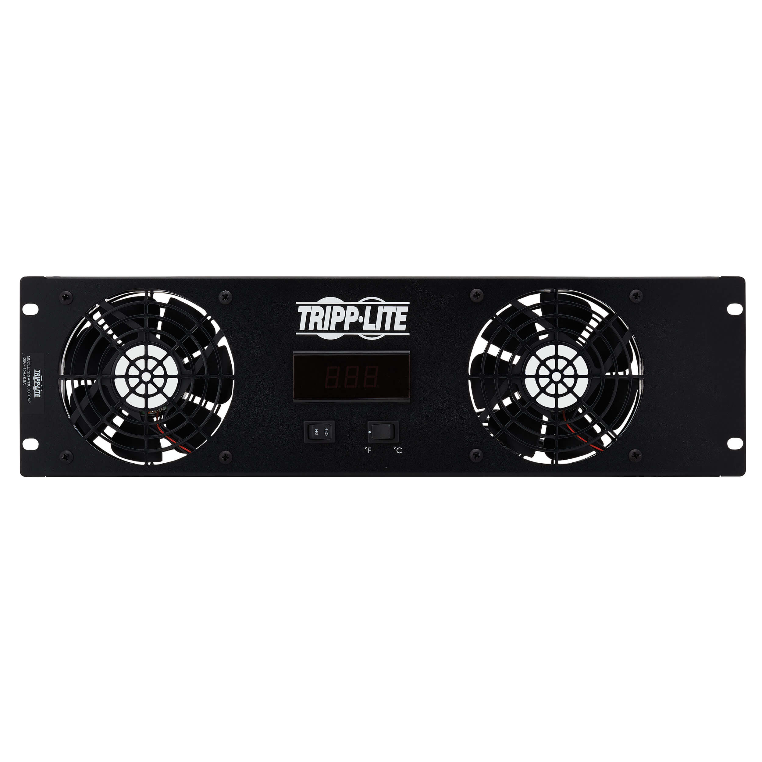 3U Blanking Panel with Extra Quiet Fans and Digital Temperature Sensor ...