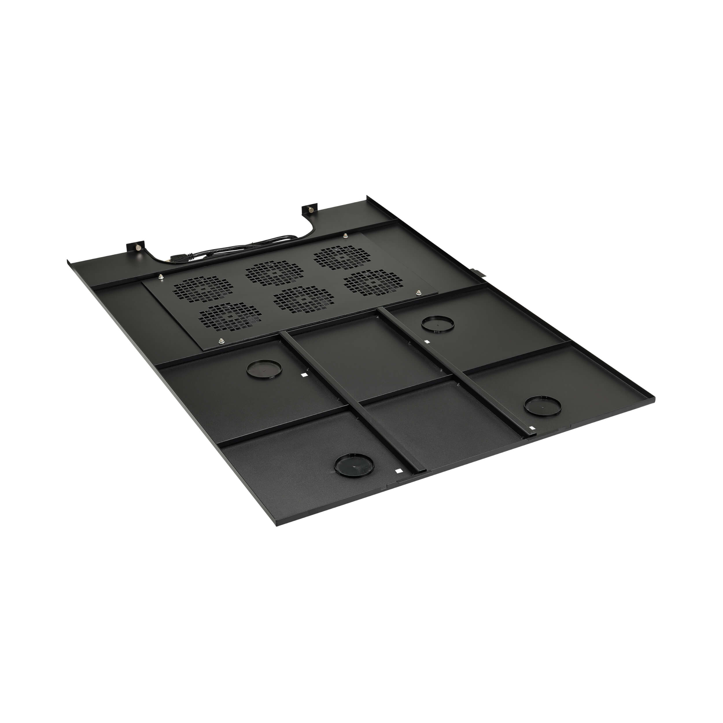 Deep Wide Server Rack Roof-Mounted Fan Panel, 120V, 630 CFM | Eaton