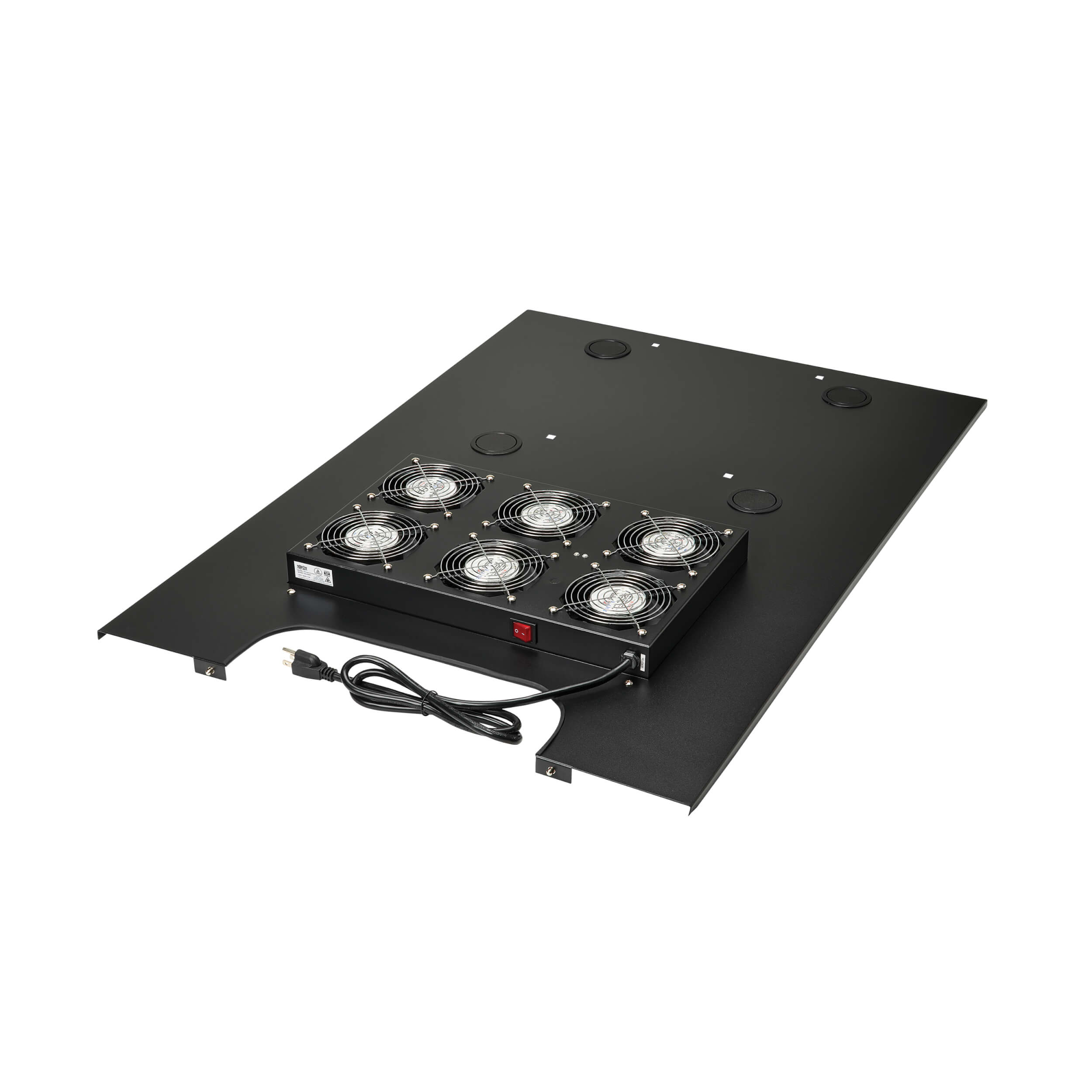 Deep Wide Server Rack Roof-Mounted Fan Panel, 120V, 630 CFM | Eaton