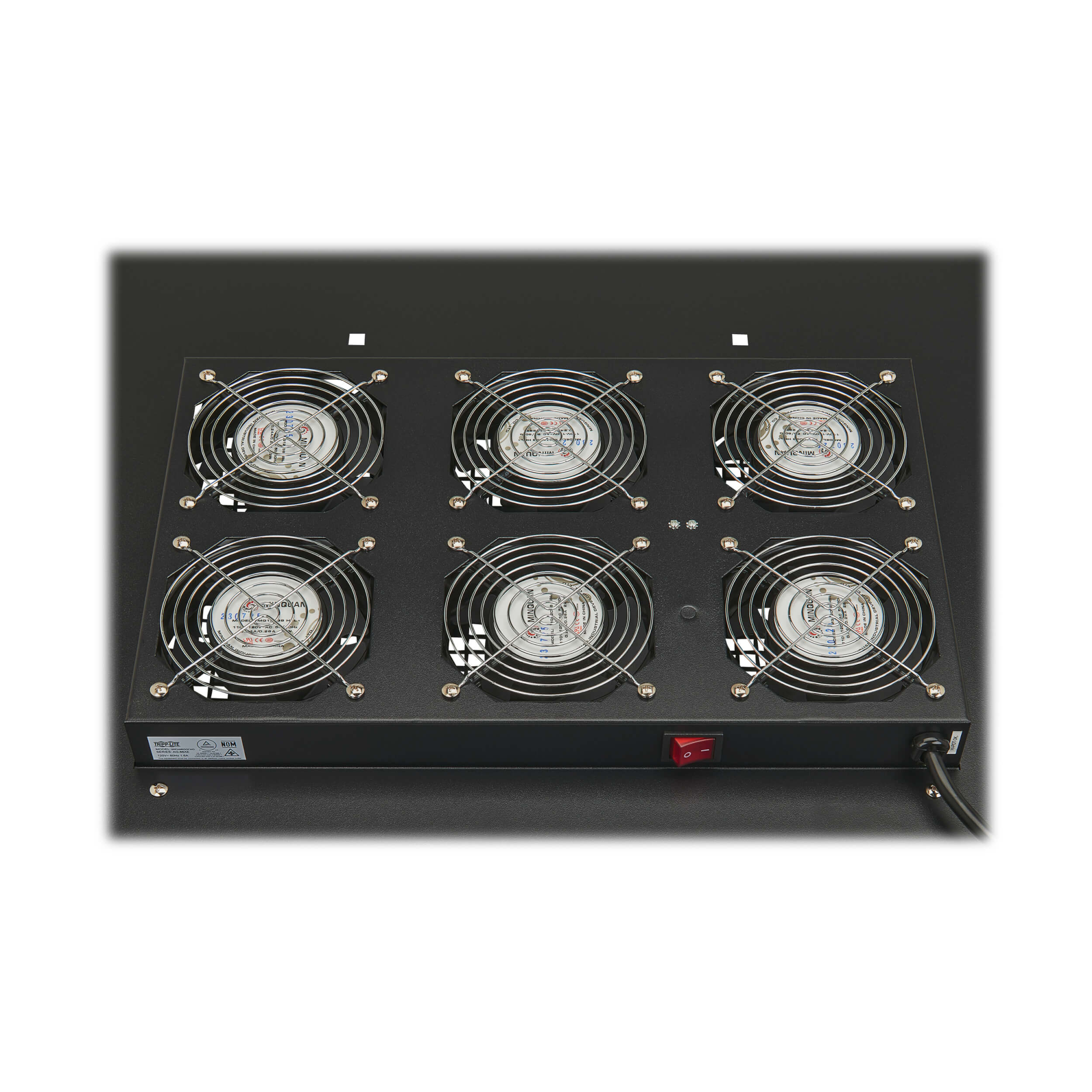 Deep Wide Server Rack Roof-Mounted Fan Panel, 120V, 630 CFM | Eaton