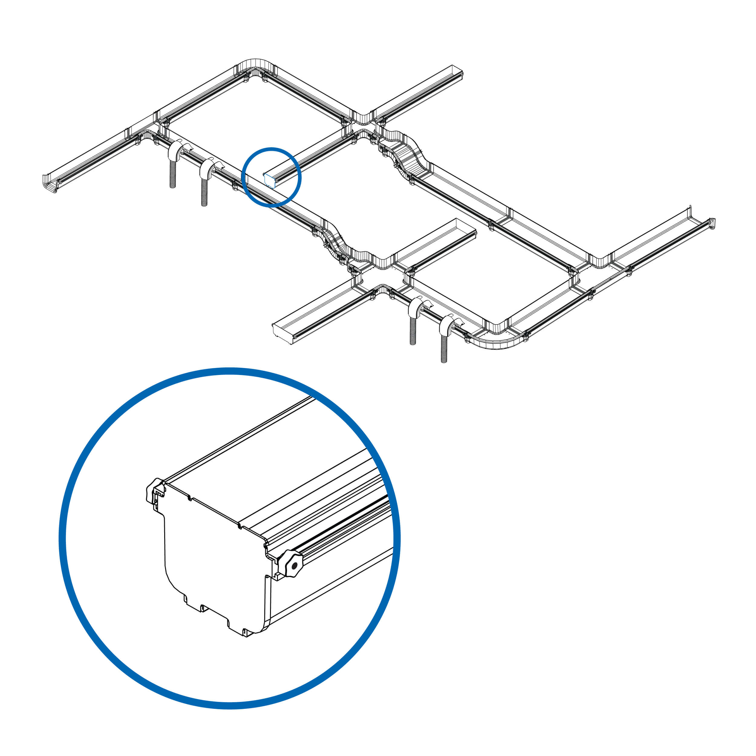 End Cap for Fiber Routing System, 120 mm (5 in.) | Eaton
