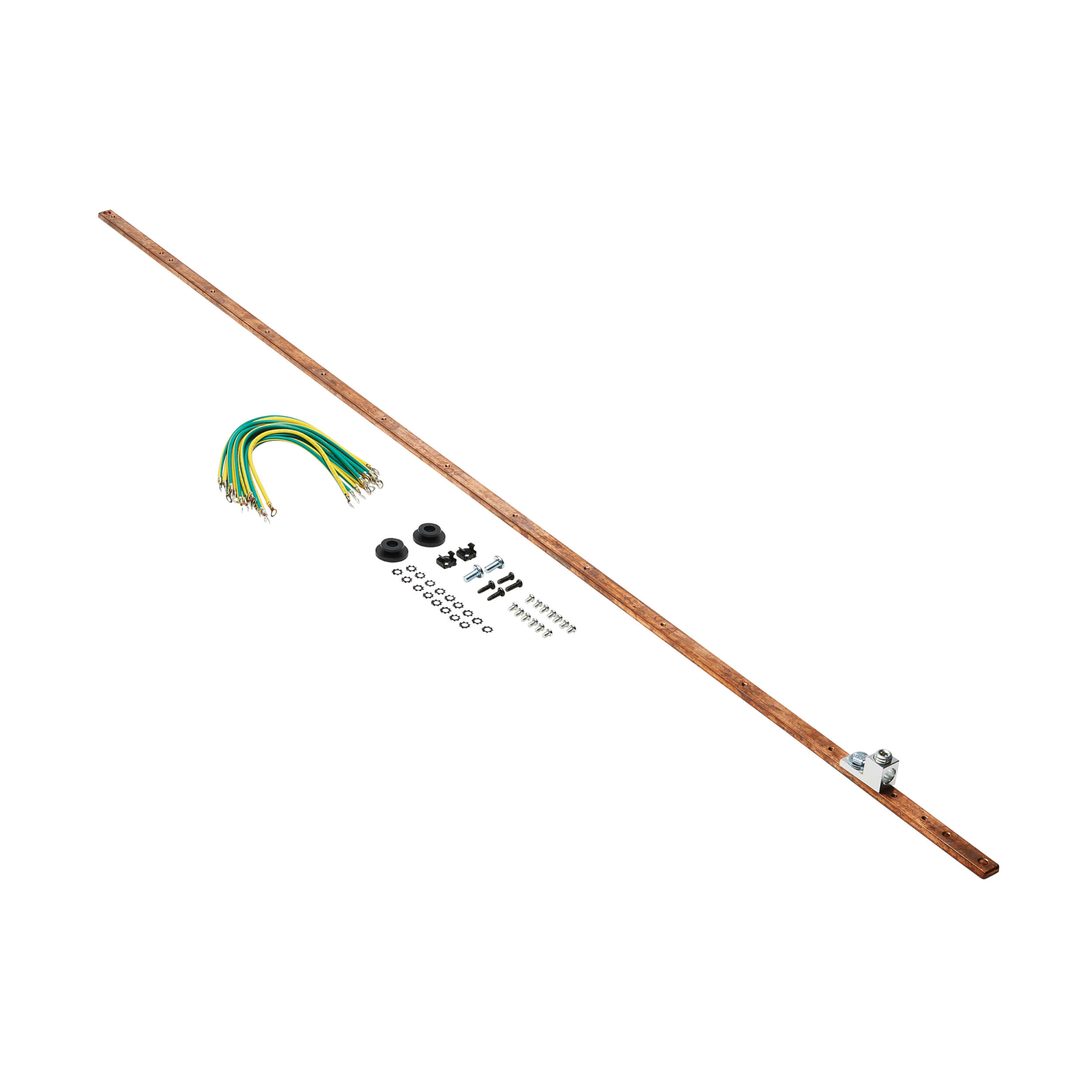 Copper Bus Grounding Bar for 24U/25U Server Racks | Eaton