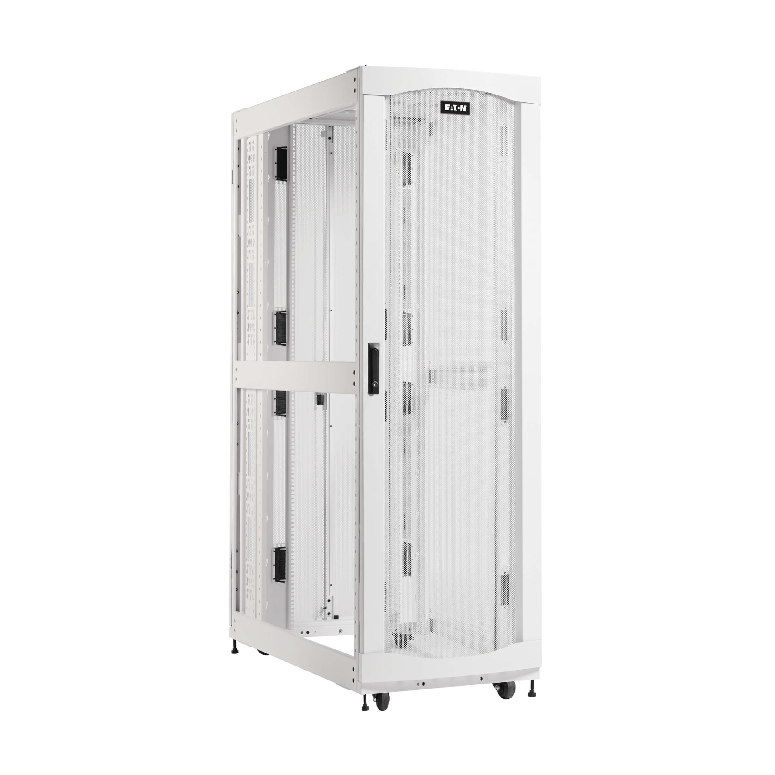 42U Heavy-Duty Extra Deep AI Server Rack Enclosure, White | Eaton