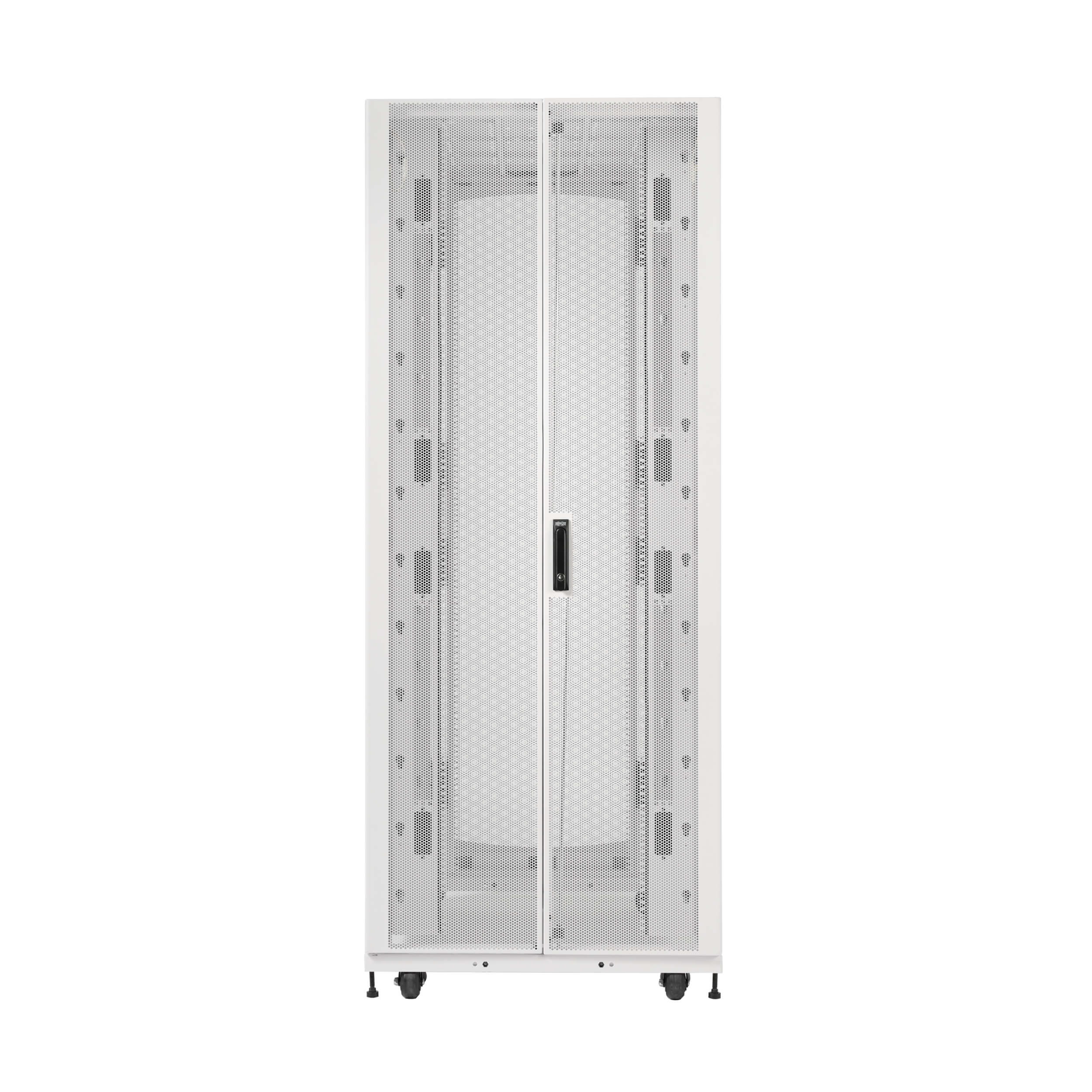 42U Heavy-Duty Extra Deep AI Server Rack Enclosure, White | Eaton