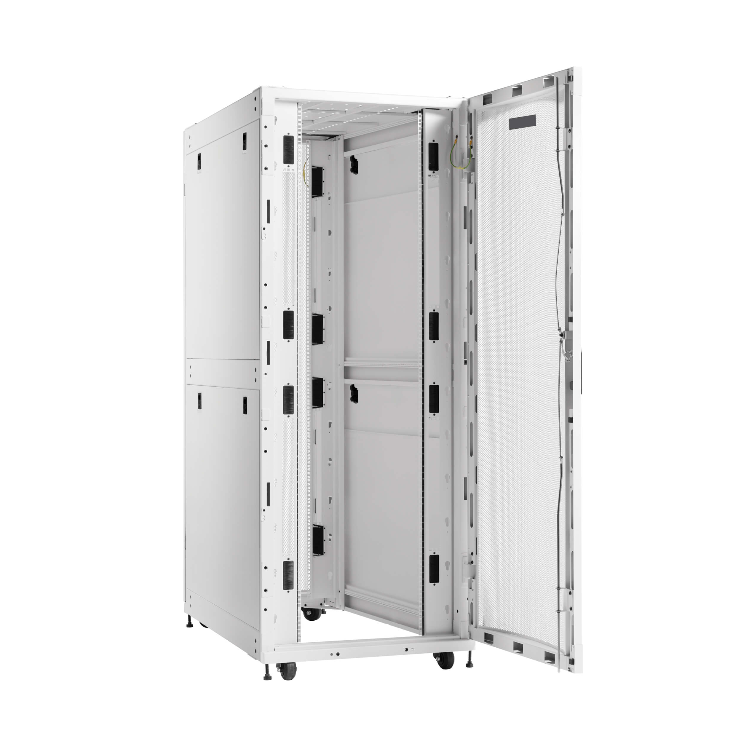42U Heavy-Duty Extra Wide AI Server Rack Enclosure, White | Eaton
