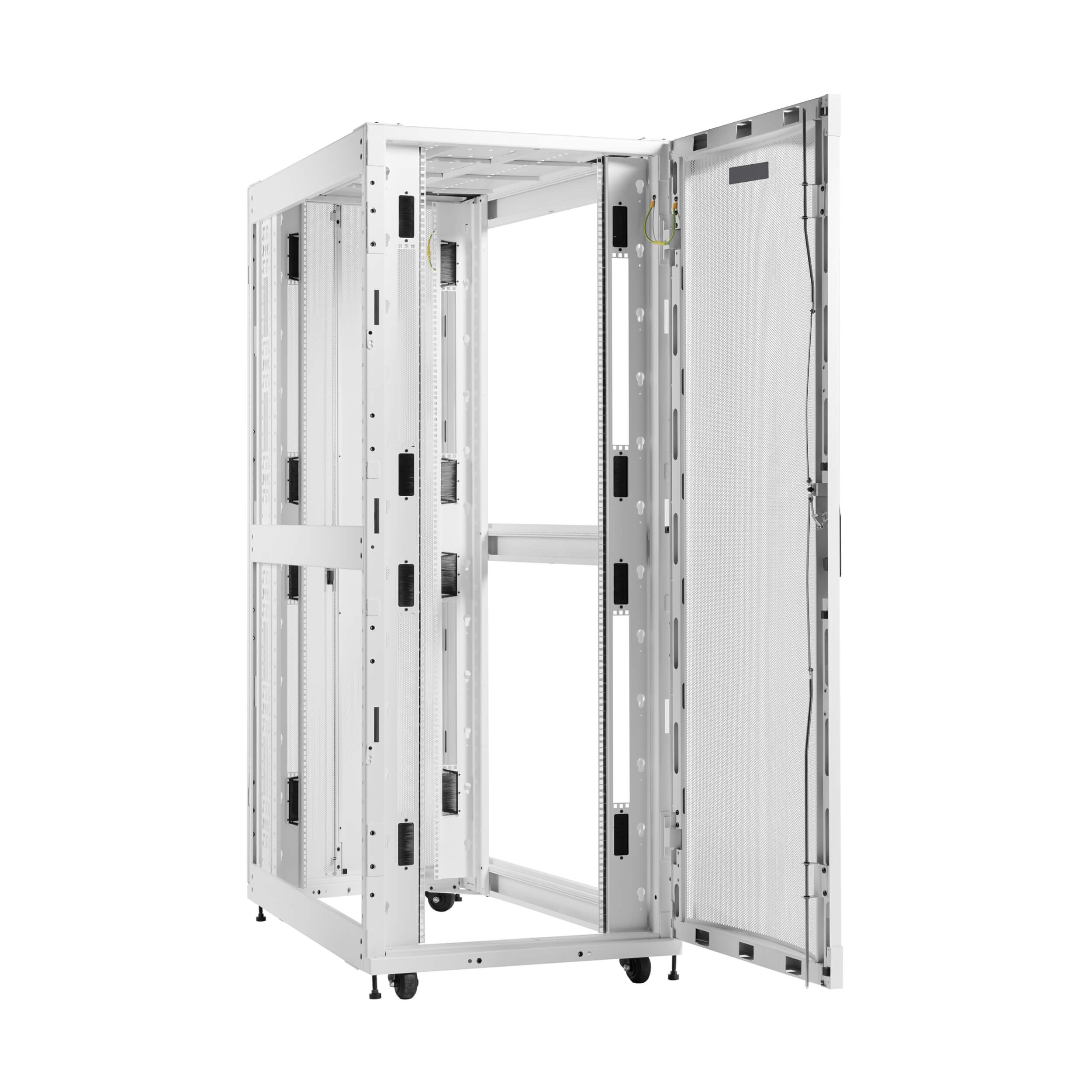 42U Heavy-Duty Extra Wide AI Server Rack Enclosure, White | Eaton