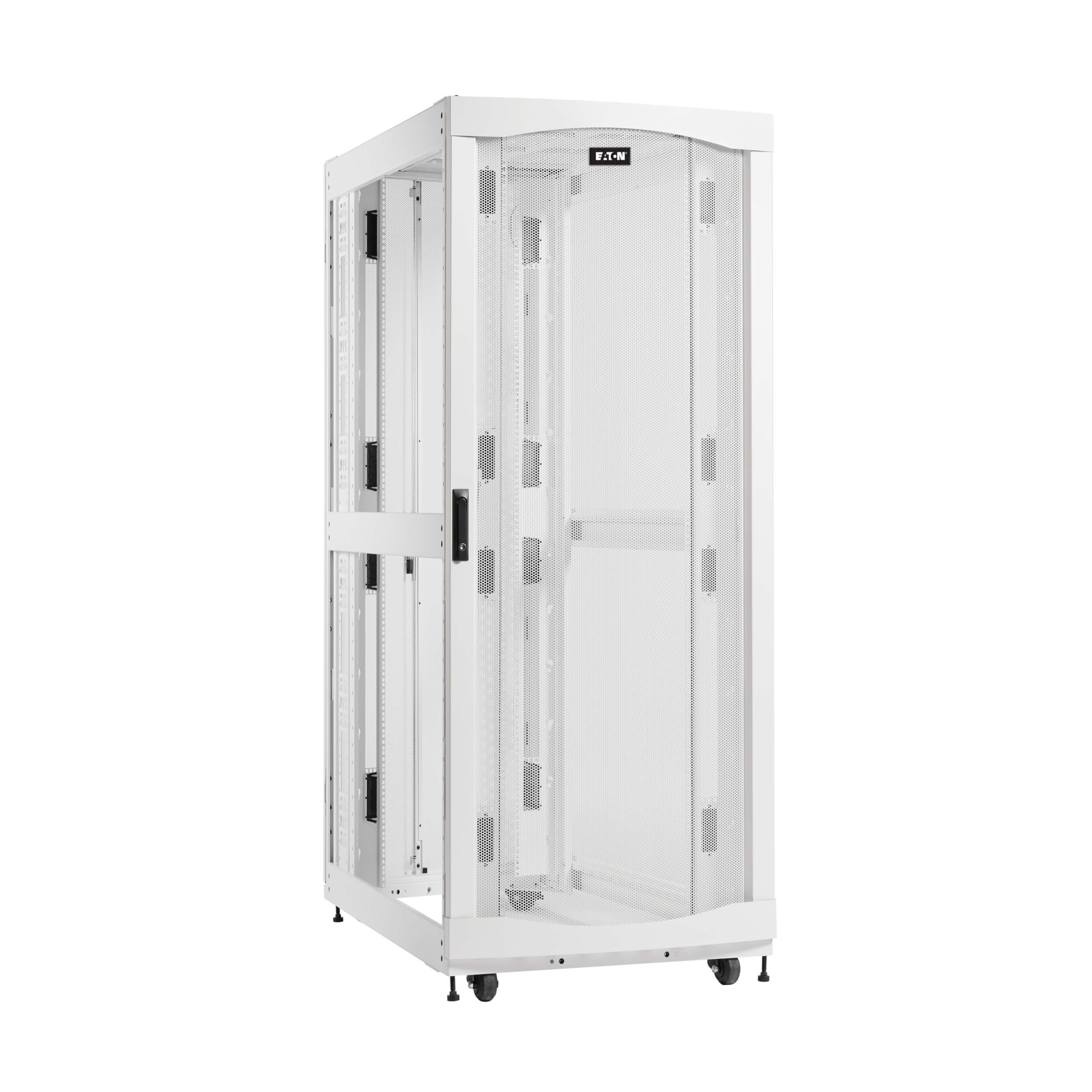 42U Heavy-Duty Extra Wide AI Server Rack Enclosure, White | Eaton