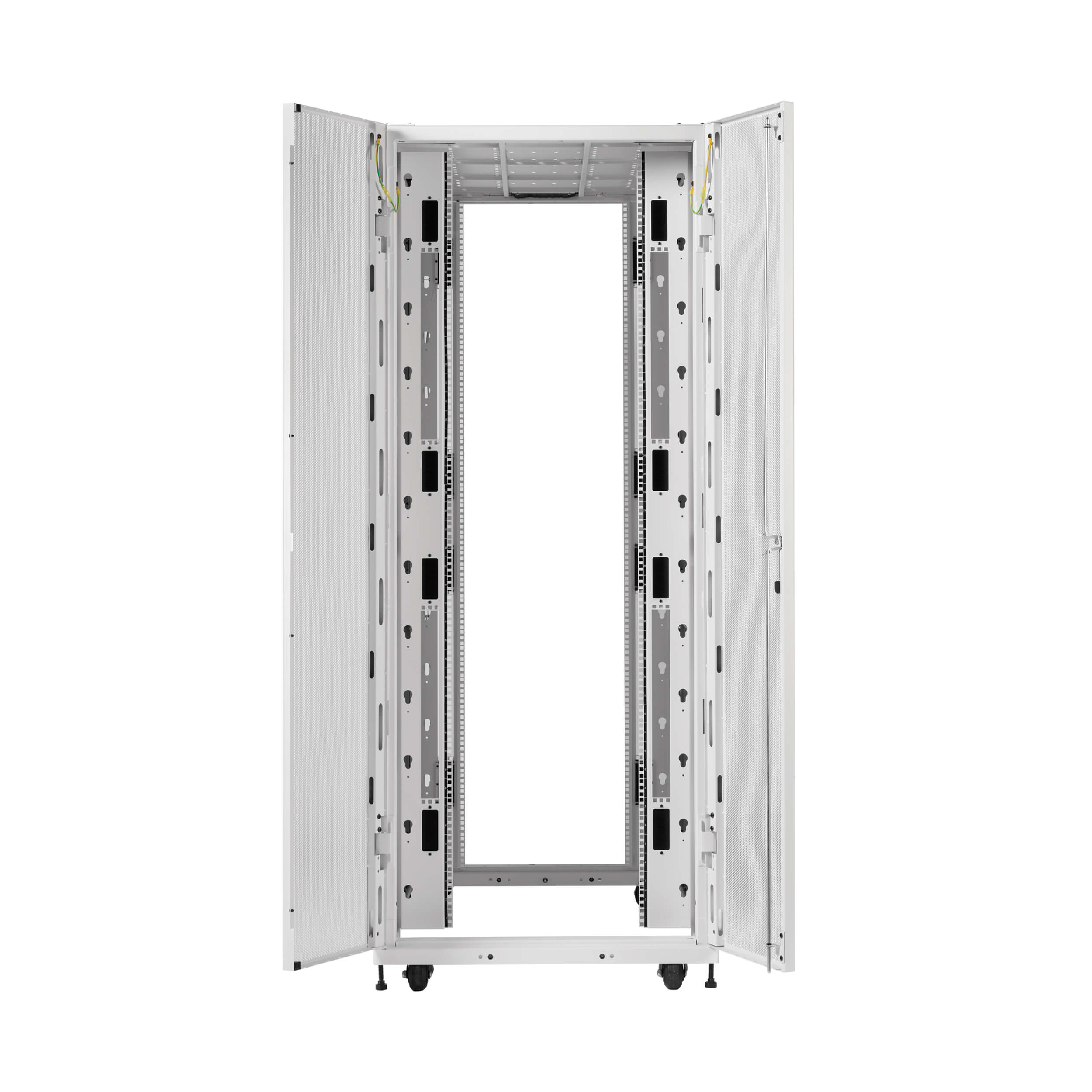 42U Heavy-Duty Extra Wide AI Server Rack Enclosure, White | Eaton