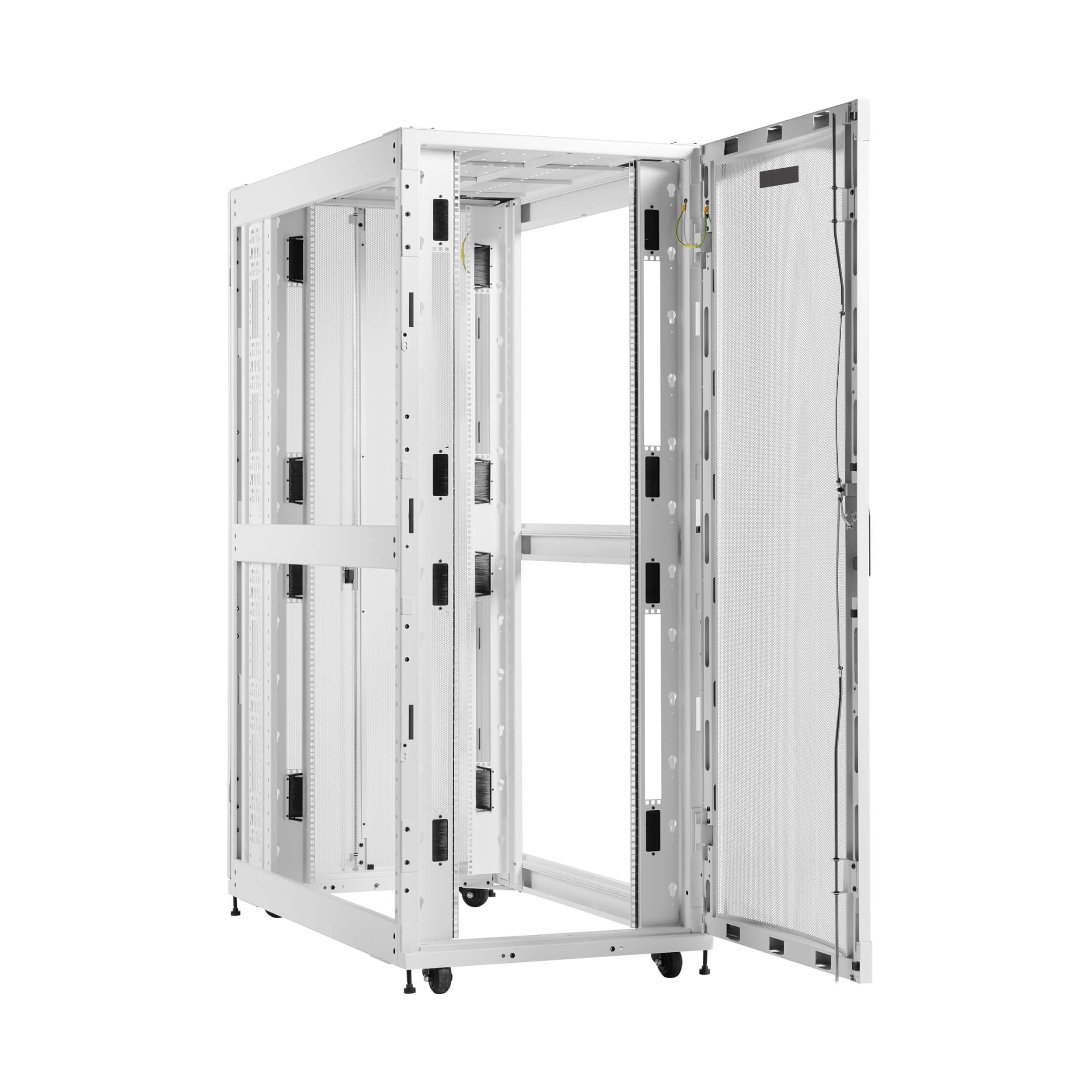 42U Heavy-Duty Extra Wide Deep AI Server Rack Enclosure, White | Eaton