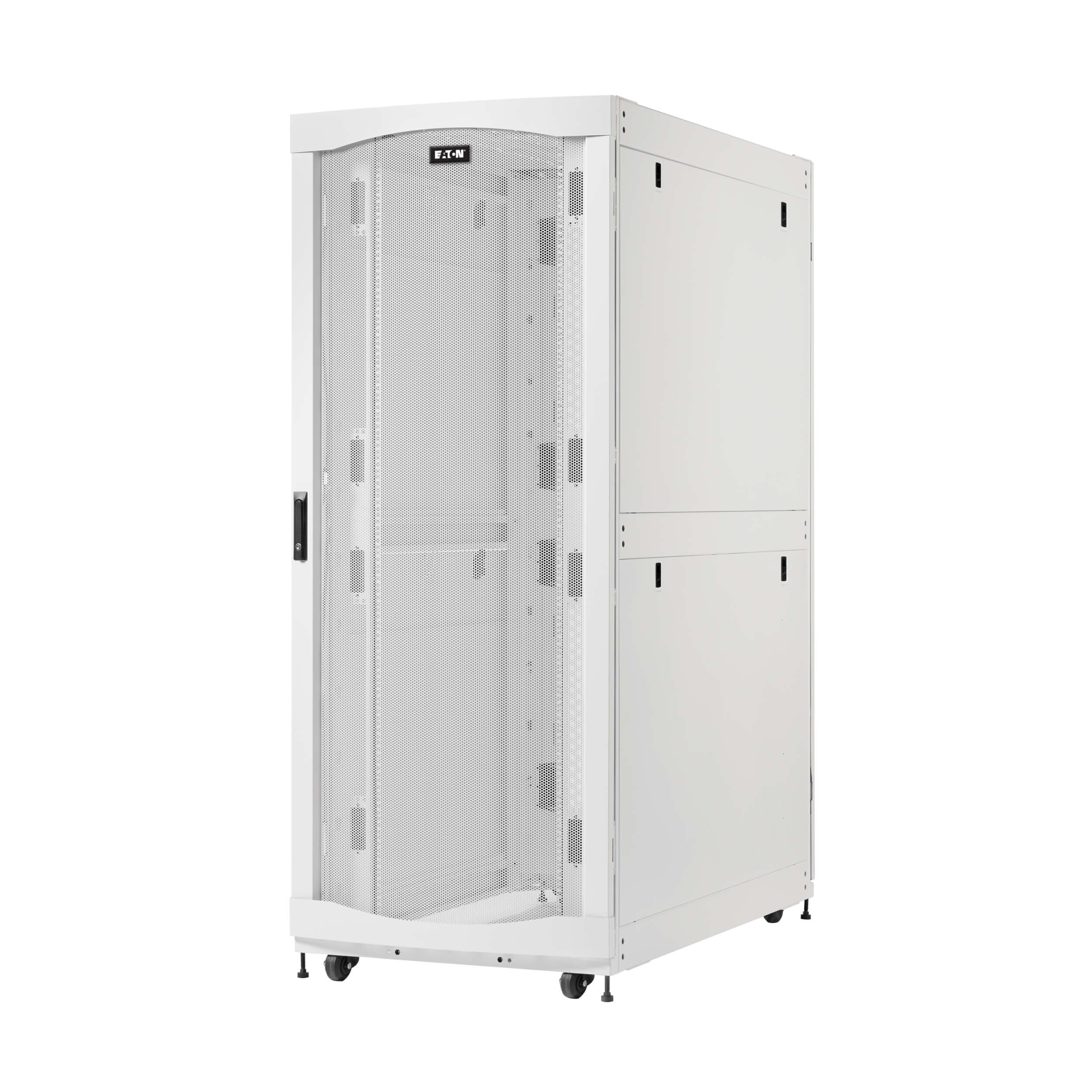 42U Heavy-Duty Extra Wide Deep AI Server Rack Enclosure, White | Eaton