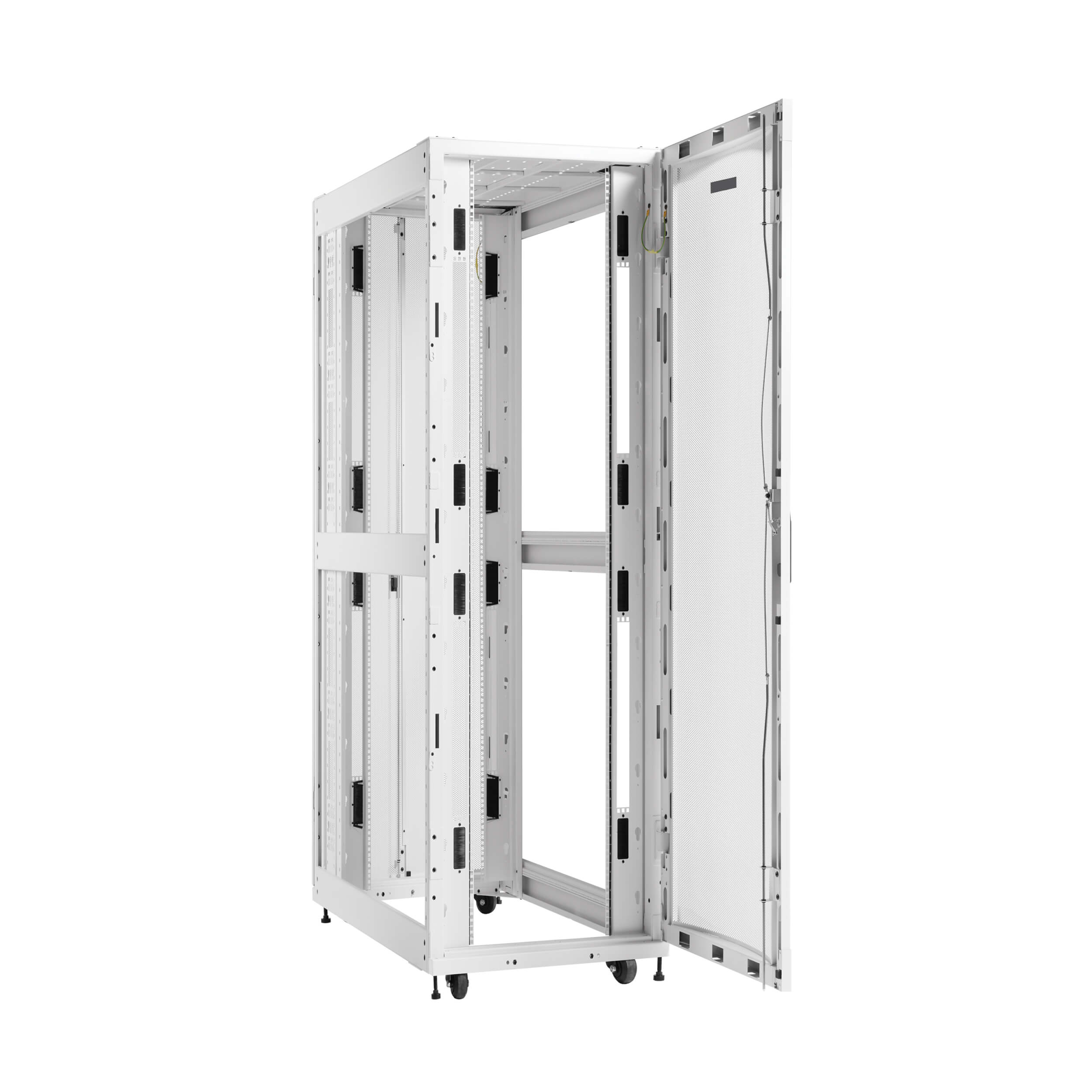 42U Heavy-Duty Rack Enclosure for AI Servers, White | Eaton