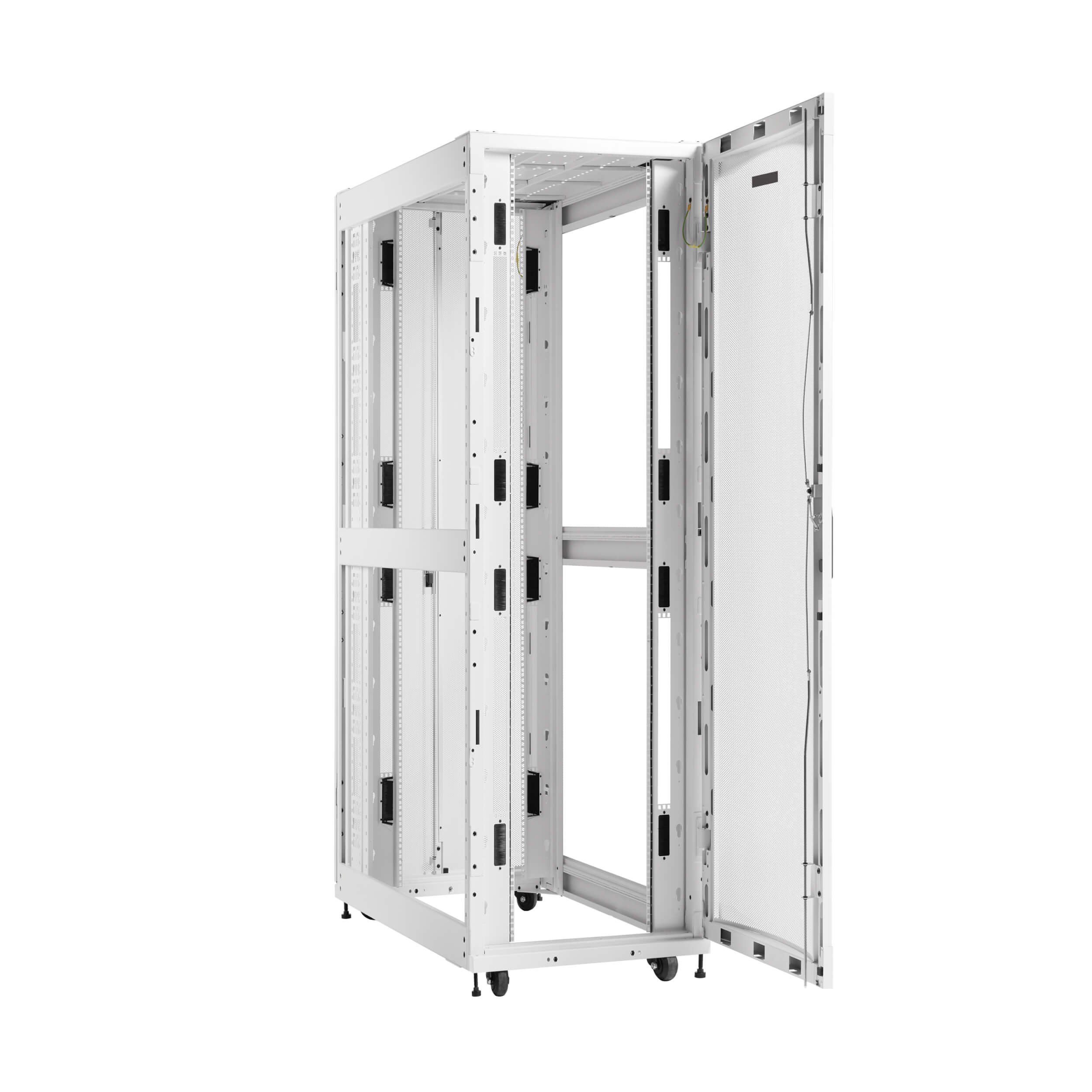 42U Heavy-Duty Deep Rack Enclosure for AI Servers, White | Eaton