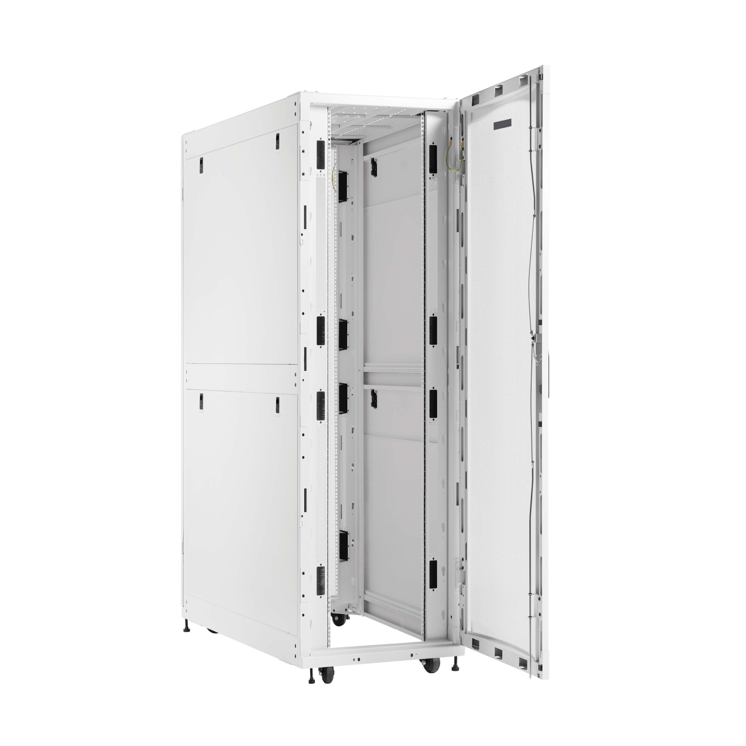 42U Heavy-Duty Extra Deep Rack Enclosure for AI Servers, White | Eaton