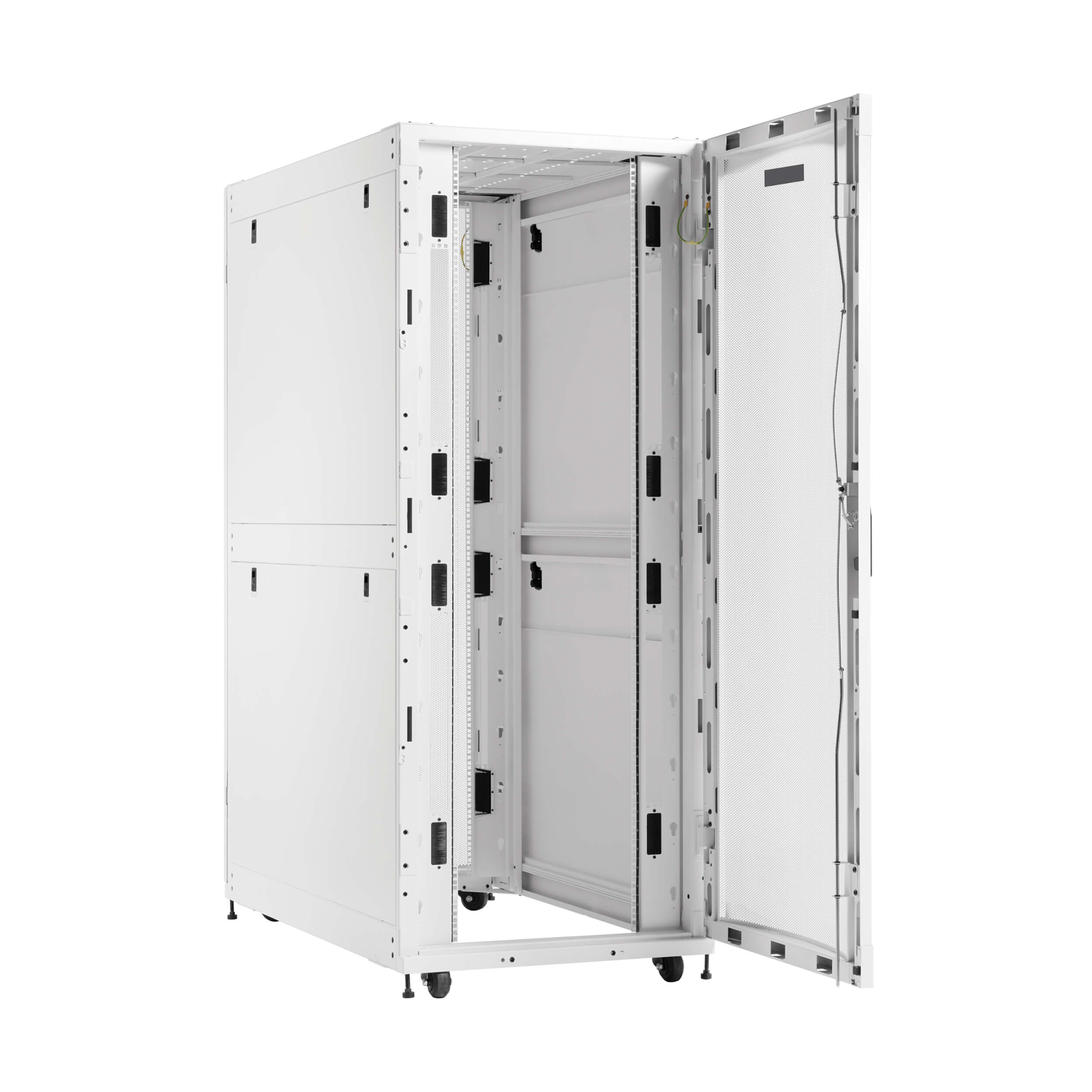 42U Heavy-Duty Extra Wide Deep Rack Enclosure for AI Servers, White | Eaton