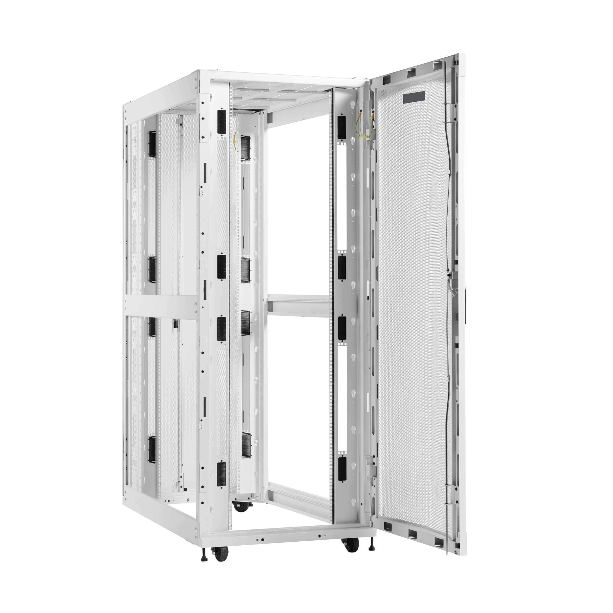 42U Heavy-Duty Deep Extra Wide Rack Enclosure for AI Servers, White | Eaton