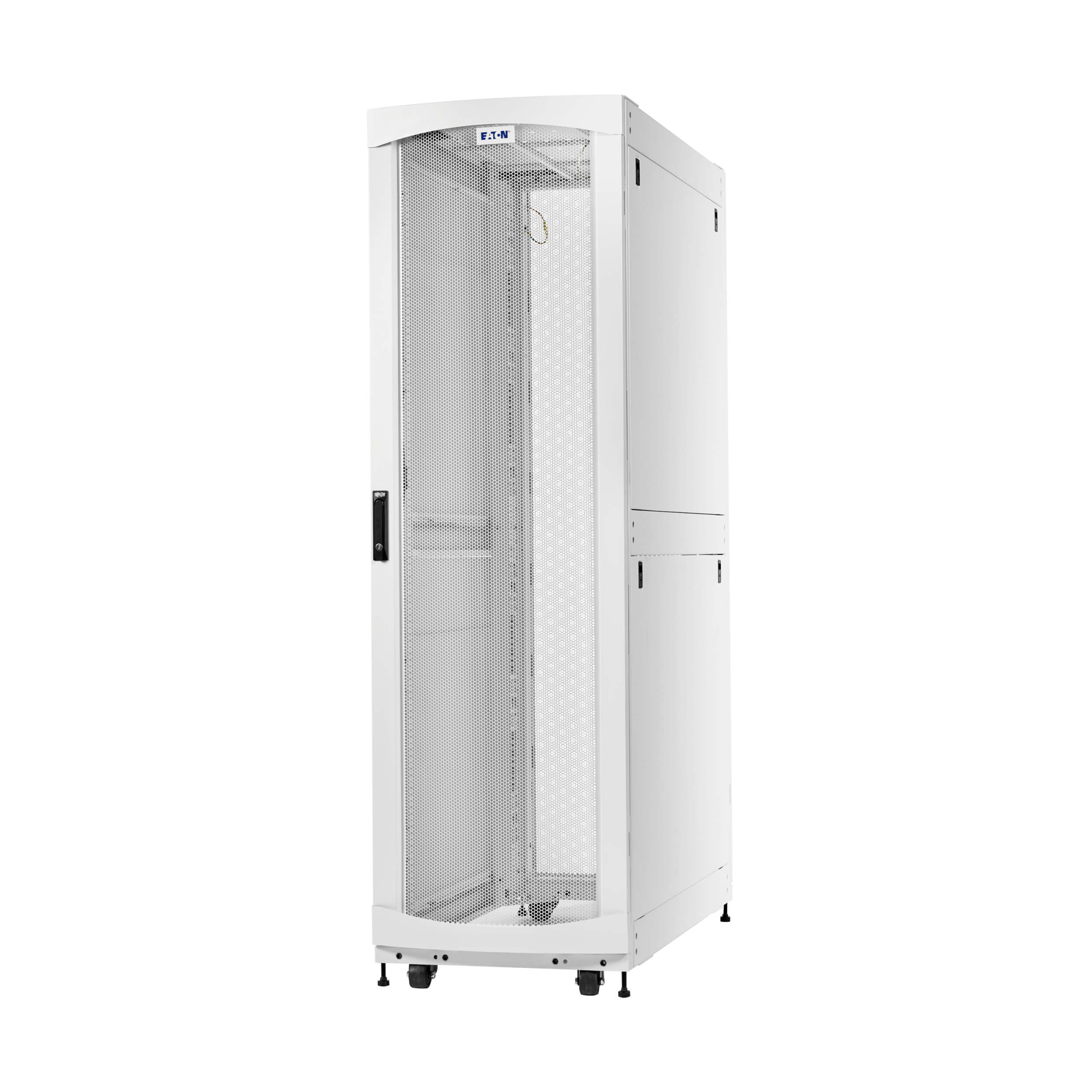 45U Heavy-Duty Deep AI Server Rack Enclosure, White | Eaton