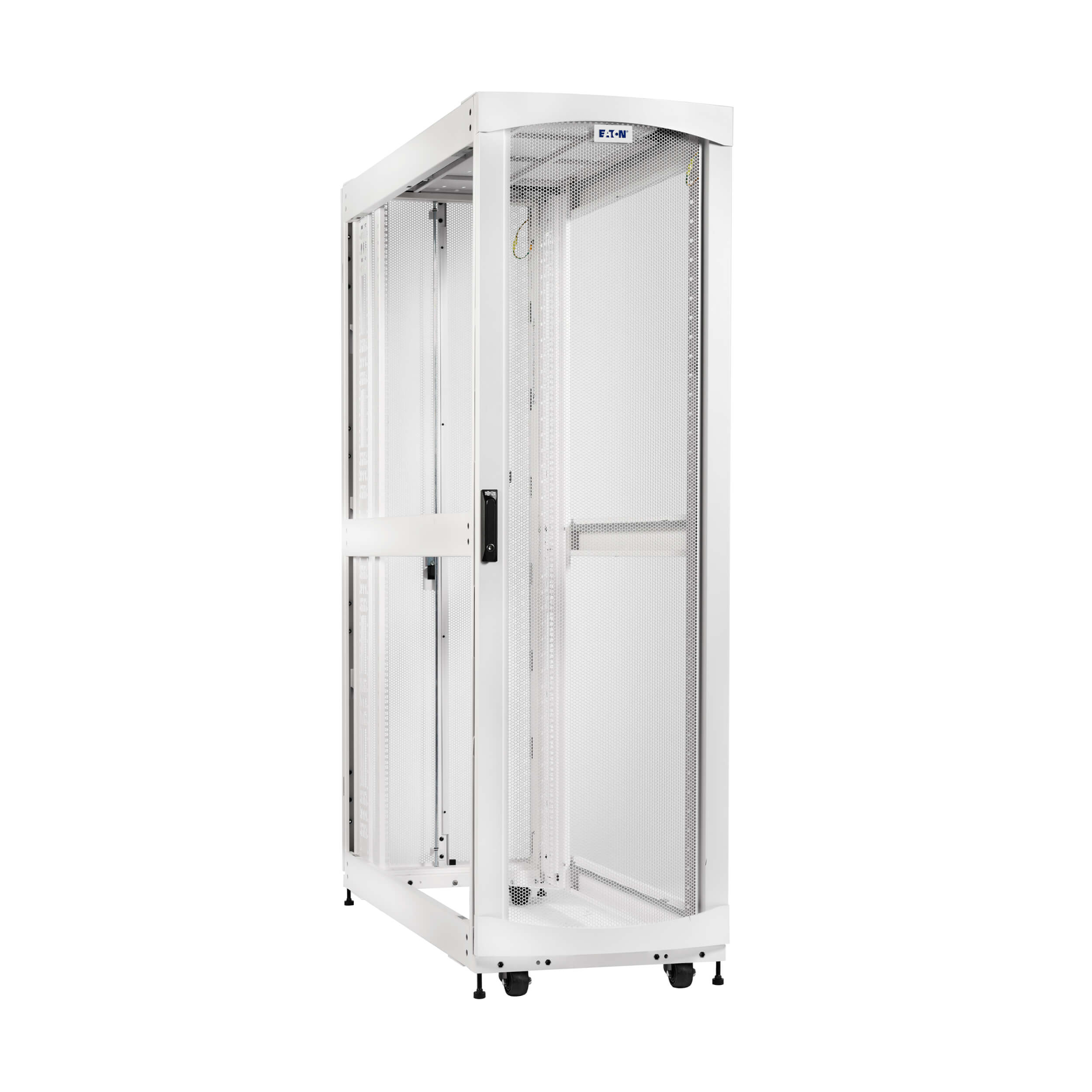 45U Heavy-Duty Extra Deep AI Server Rack Enclosure, White | Eaton