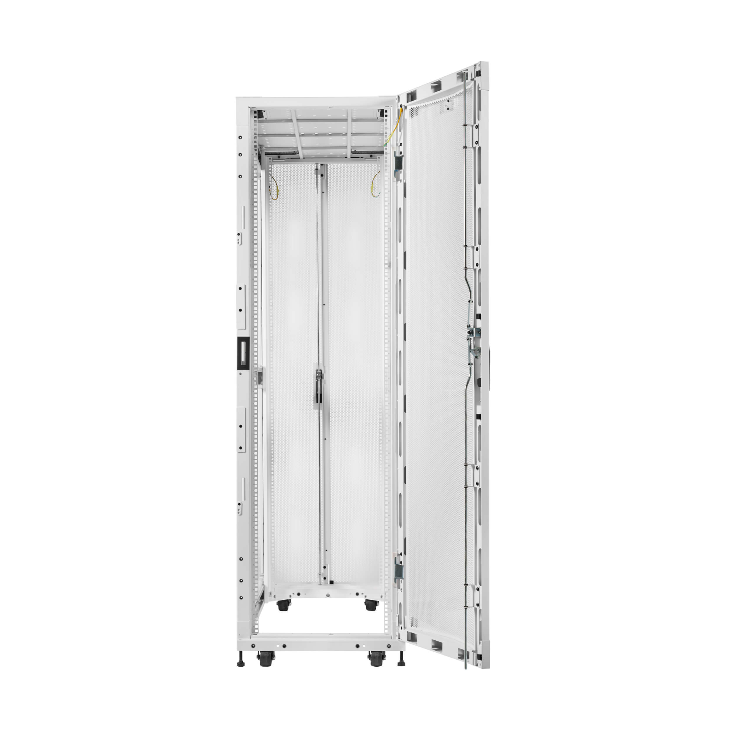 45U Heavy-Duty Extra Deep AI Server Rack Enclosure, White | Eaton