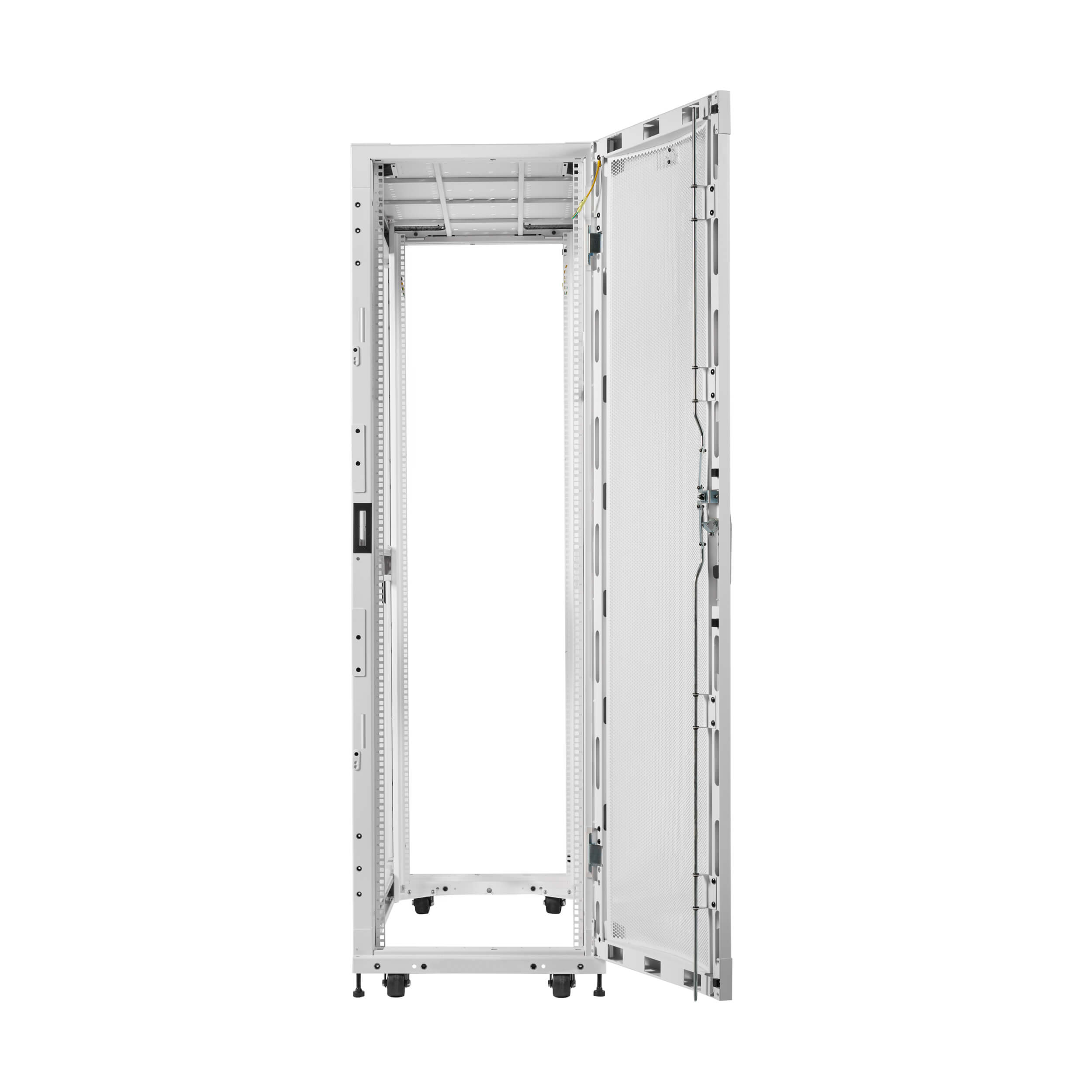 45U Heavy-Duty Extra Deep AI Server Rack Enclosure, White | Eaton