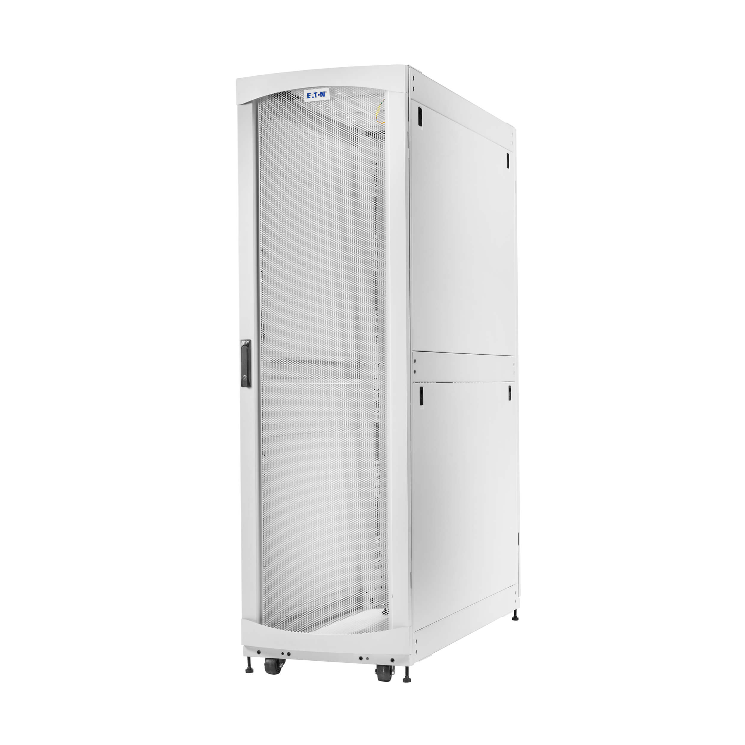 45U Heavy-Duty Extra Deep AI Server Rack Enclosure, White | Eaton