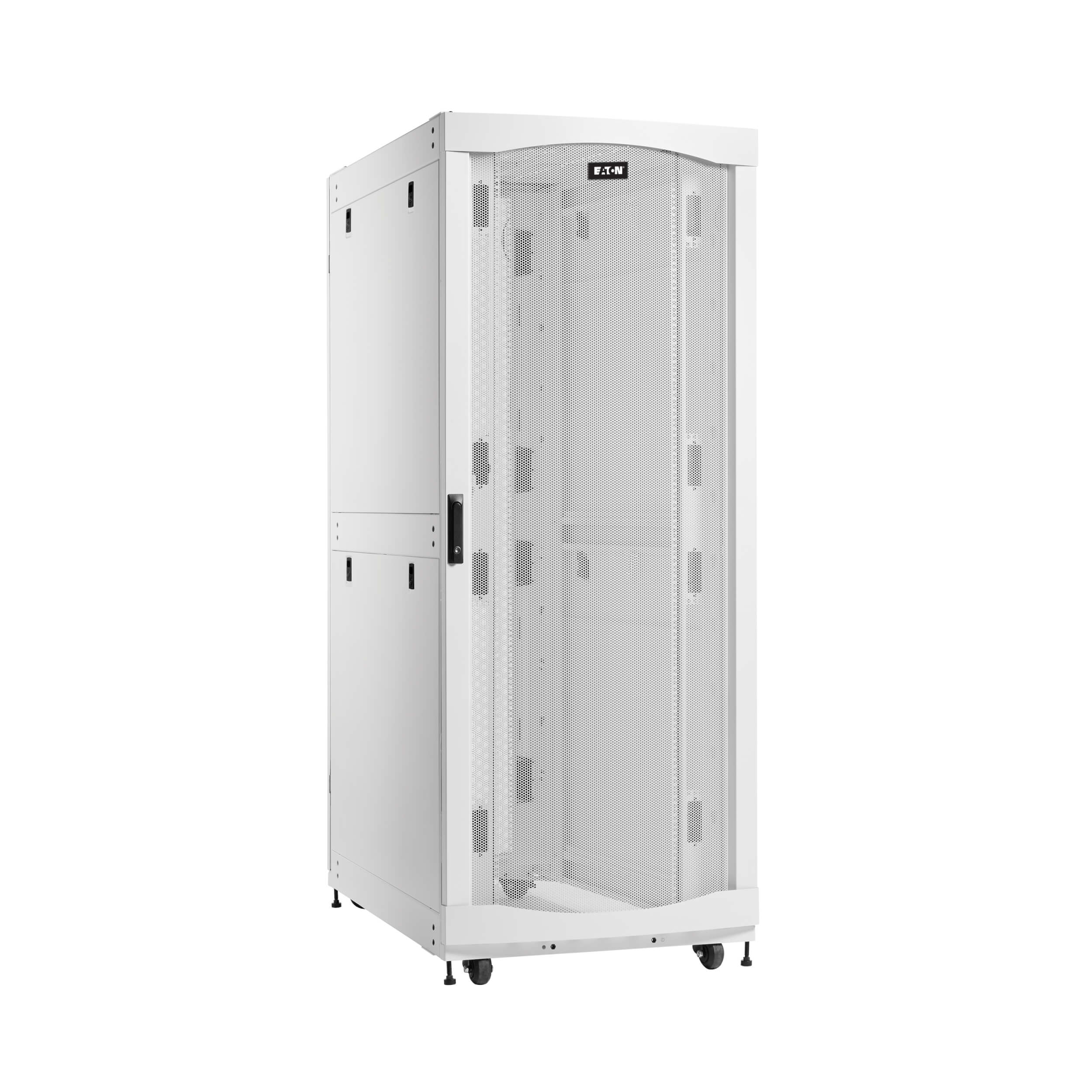 45U Heavy-Duty Extra Wide AI Server Rack Enclosure, White | Eaton