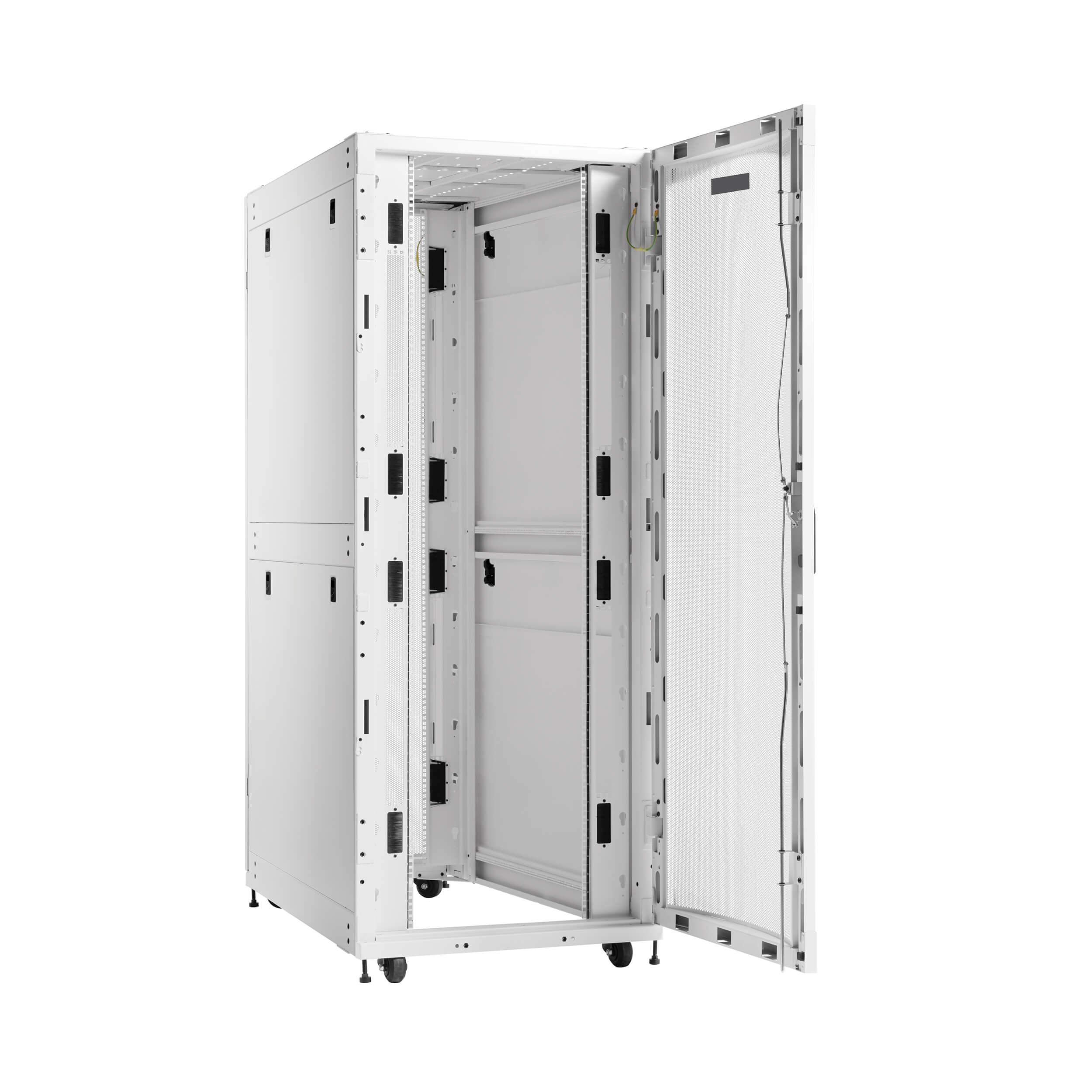 45U Heavy-Duty Extra Wide AI Server Rack Enclosure, White | Eaton