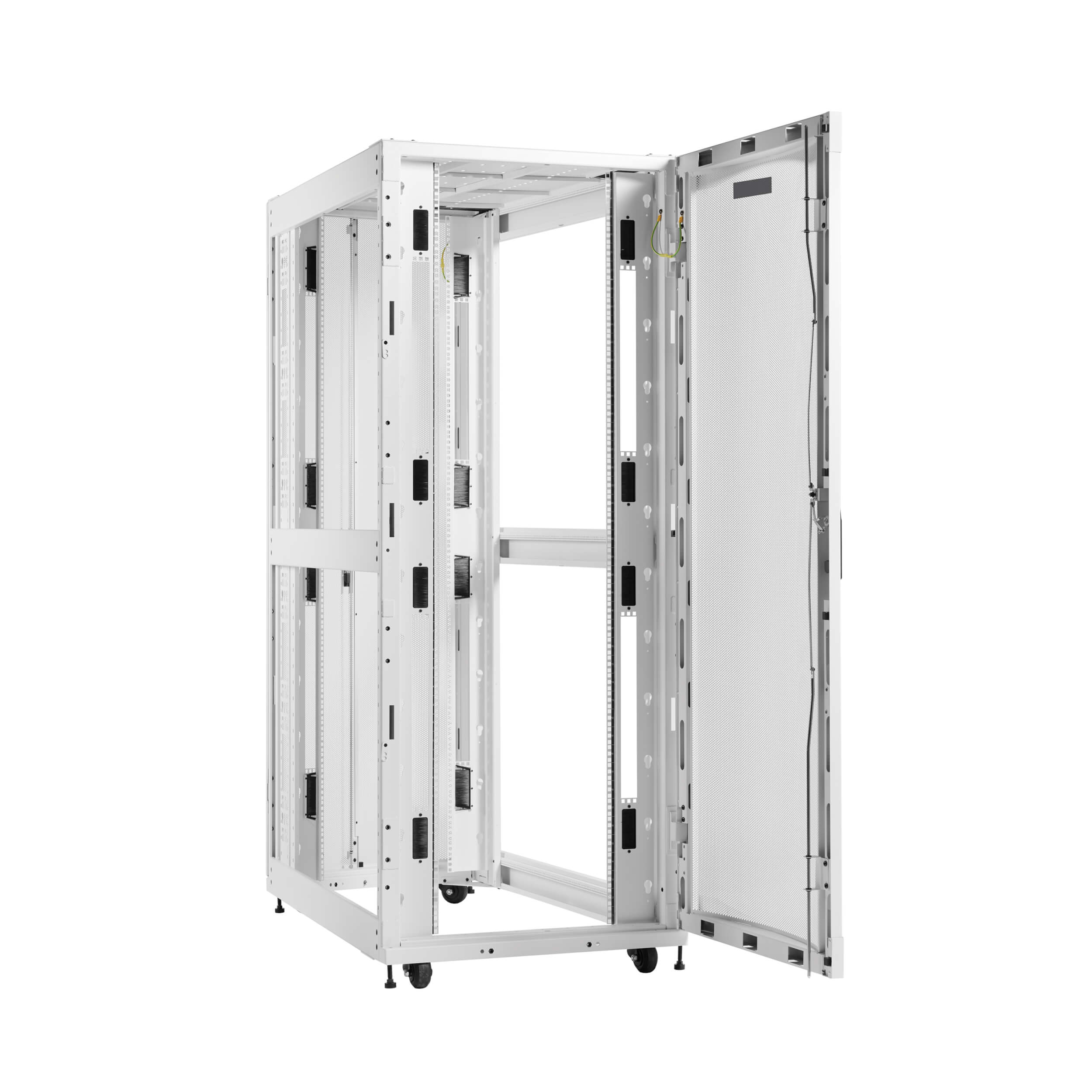 45U Heavy-Duty Extra Wide AI Server Rack Enclosure, White | Eaton