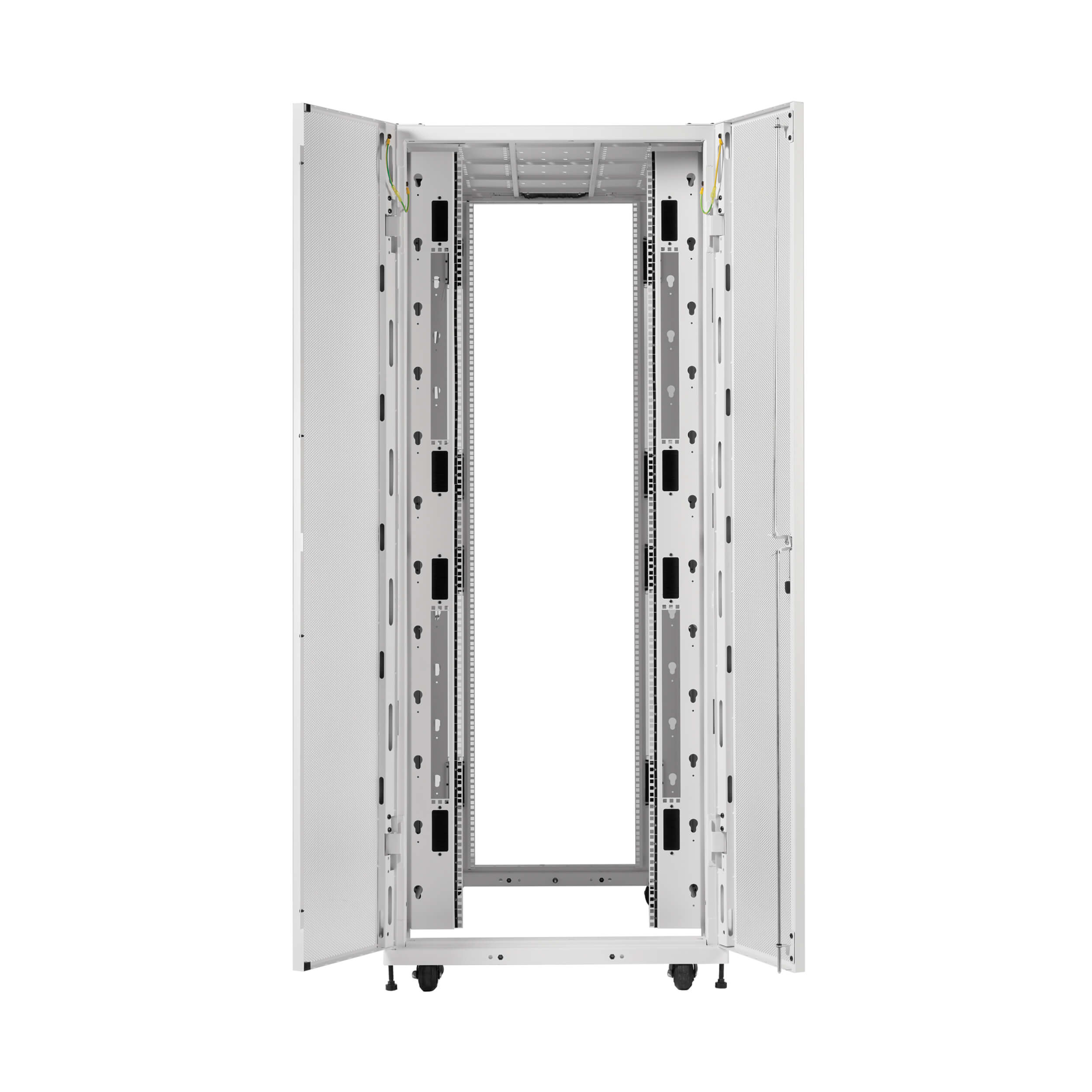 45U Heavy-Duty Extra Wide AI Server Rack Enclosure, White | Eaton
