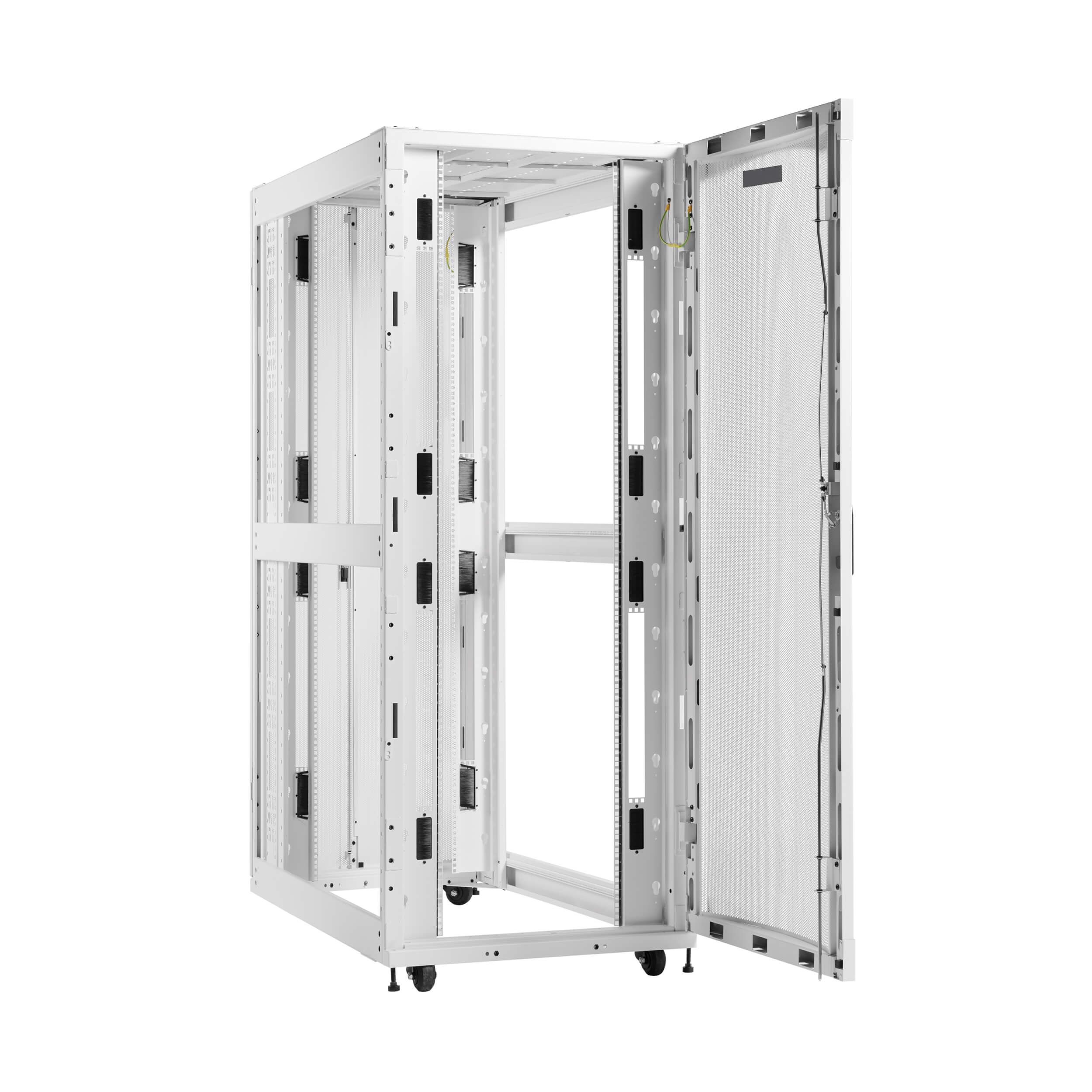 45U Heavy-Duty Deep Extra Wide AI Server Rack Enclosure, White | Eaton