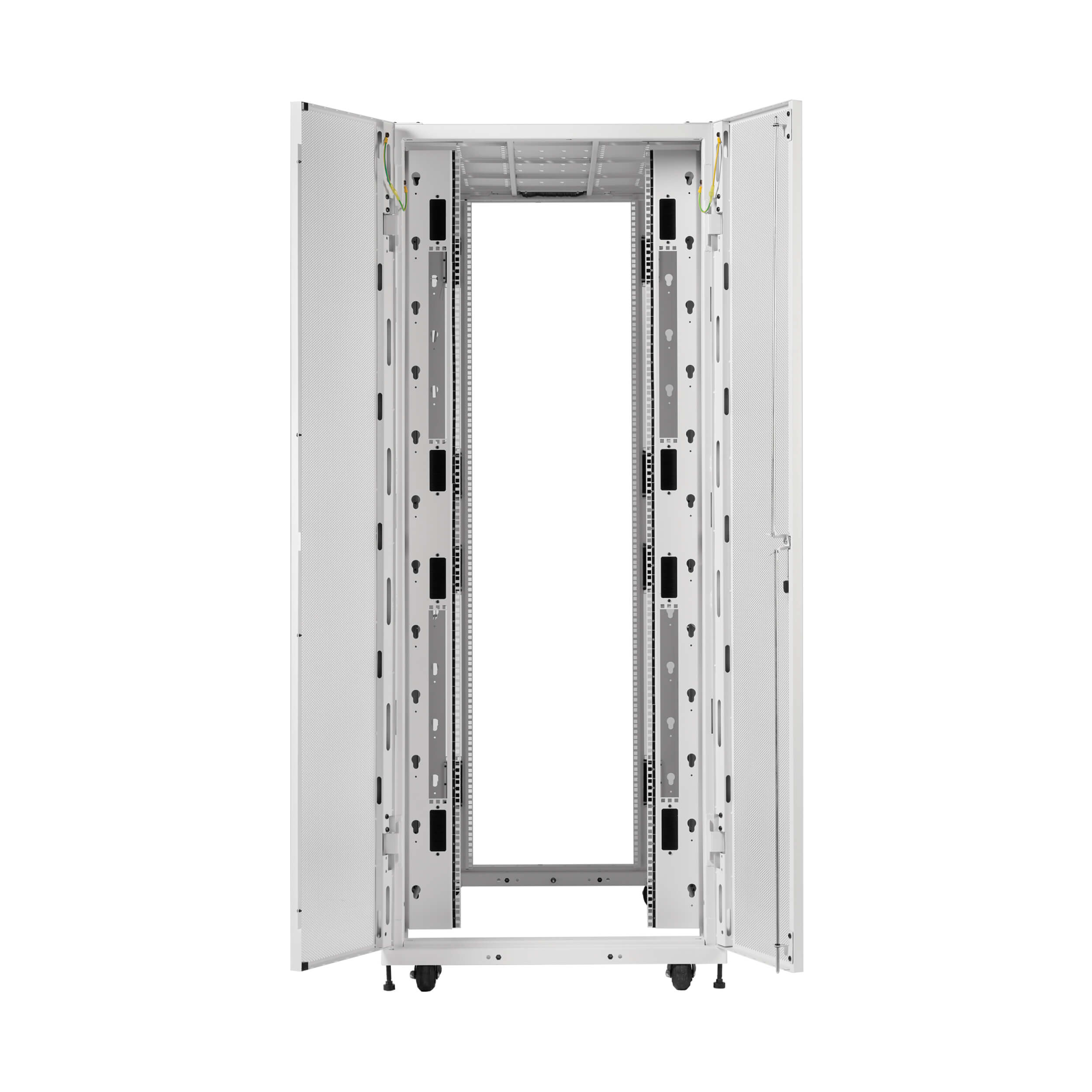 45U Heavy-Duty Deep Extra Wide AI Server Rack Enclosure, White | Eaton