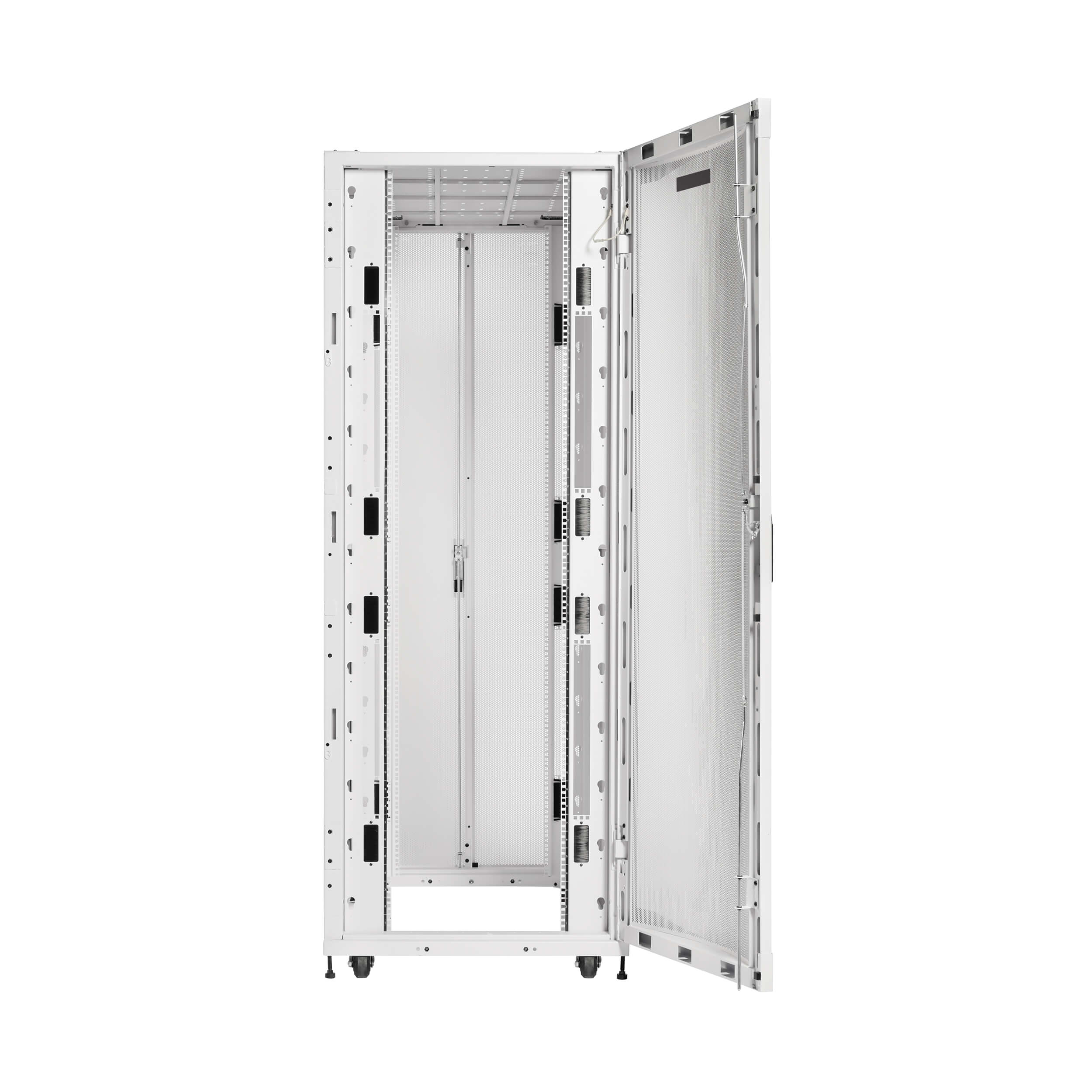 45U Heavy-Duty Extra Wide Deep AI Server Rack Enclosure, White | Eaton