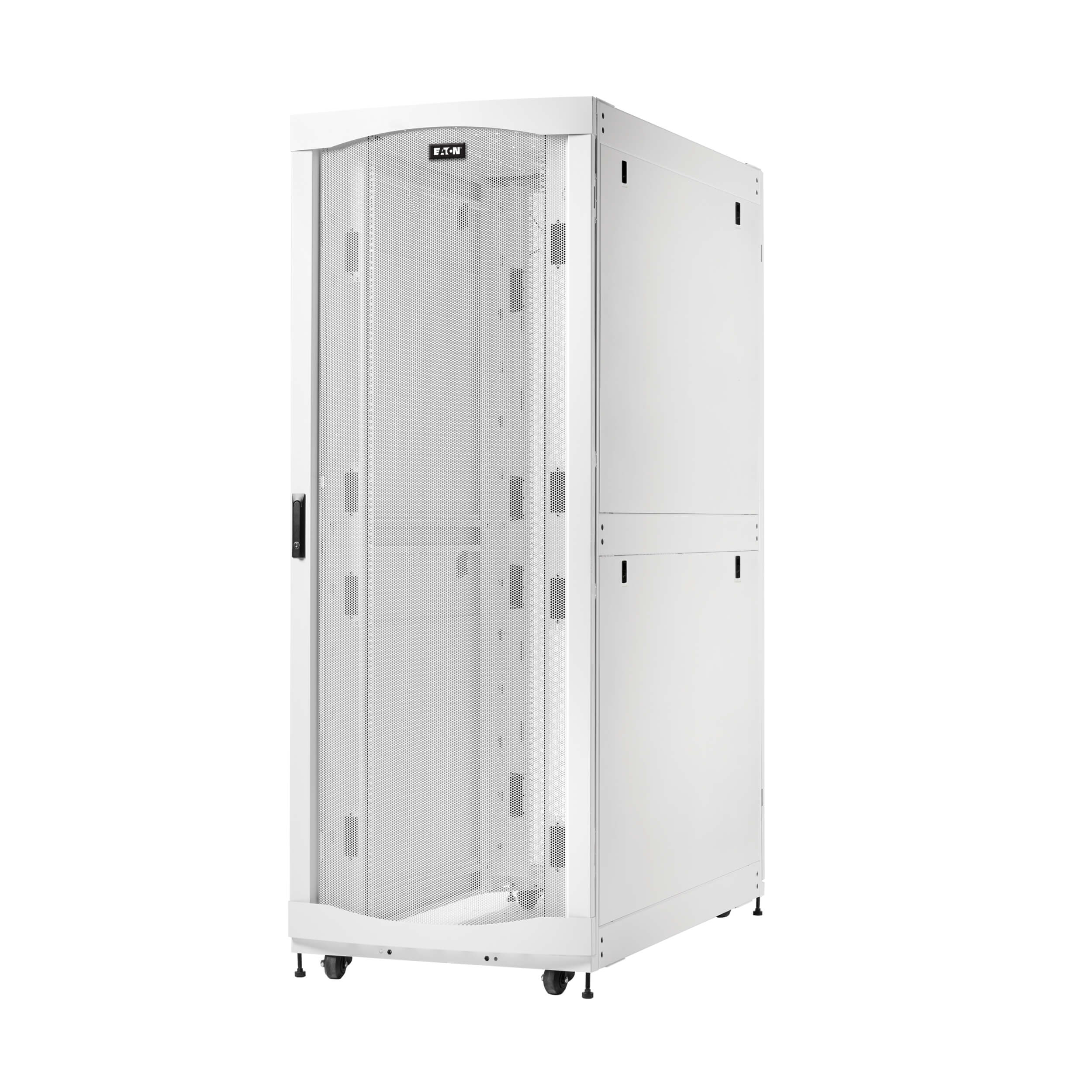 45U Heavy-Duty Extra Wide Deep AI Server Rack Enclosure, White | Eaton