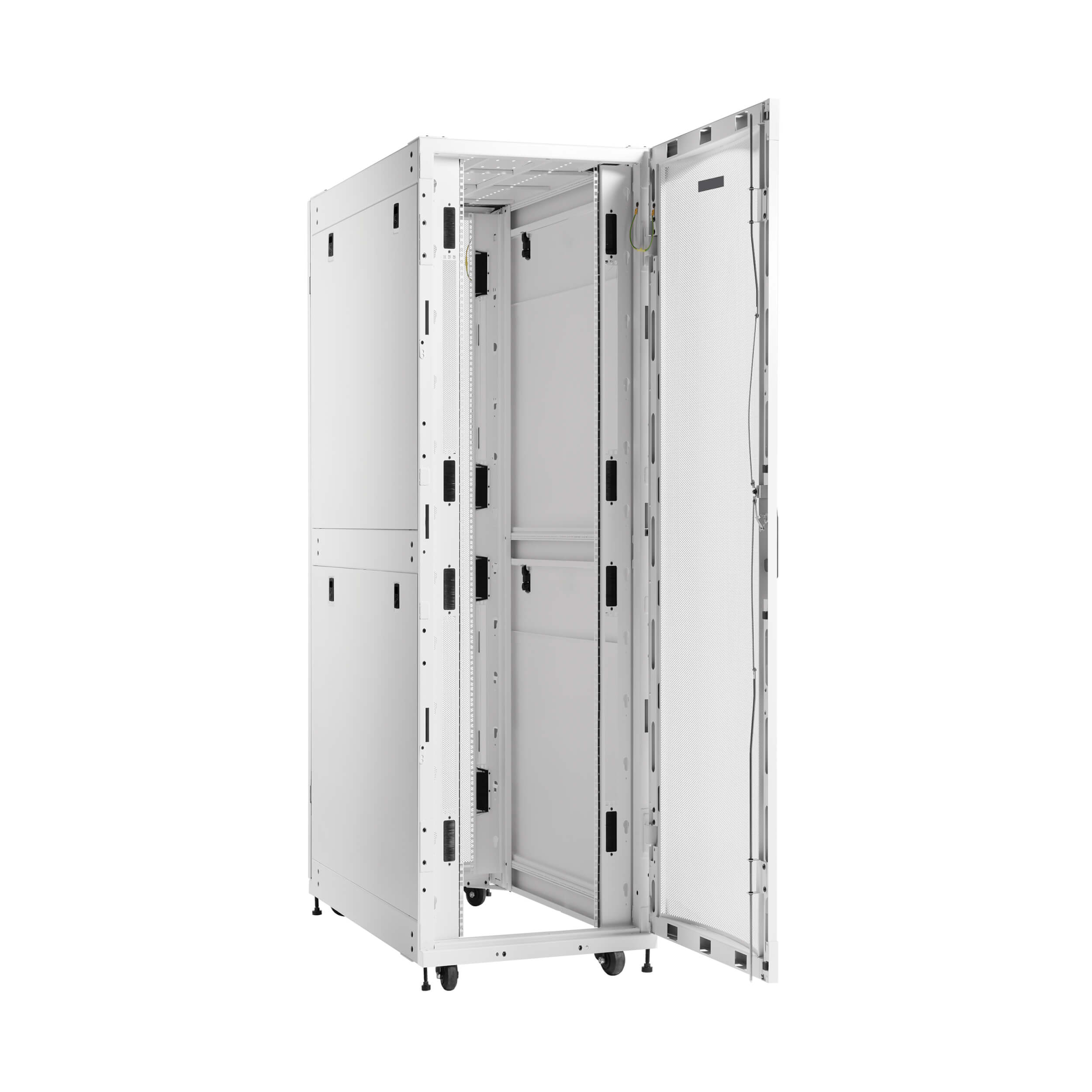 45U Rack Enclosure, Heavy-Duty for AI Servers, White | Eaton