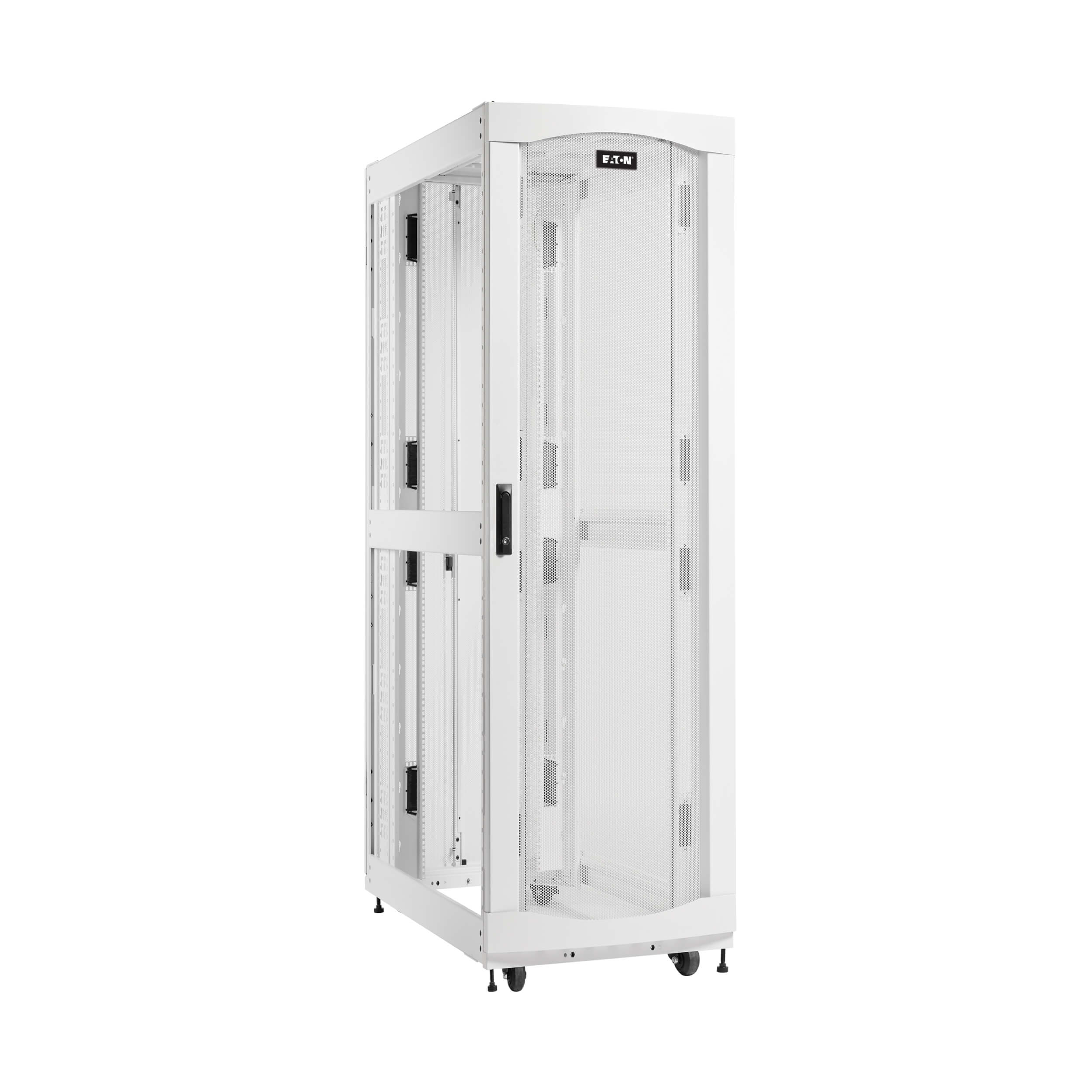 45U Rack Enclosure, Heavy-Duty for AI Servers, White | Eaton
