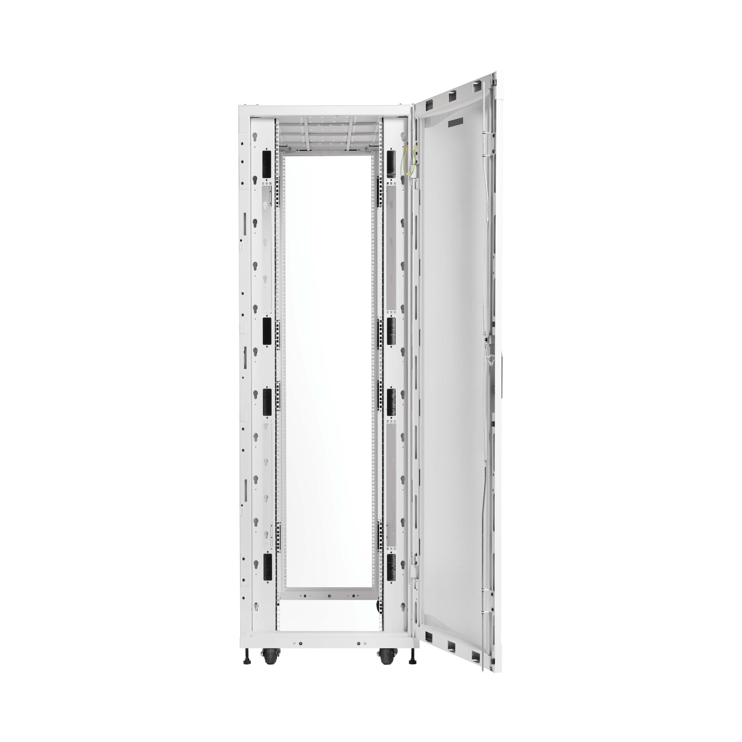 45U Rack Enclosure, Heavy-Duty for AI Servers, White | Eaton
