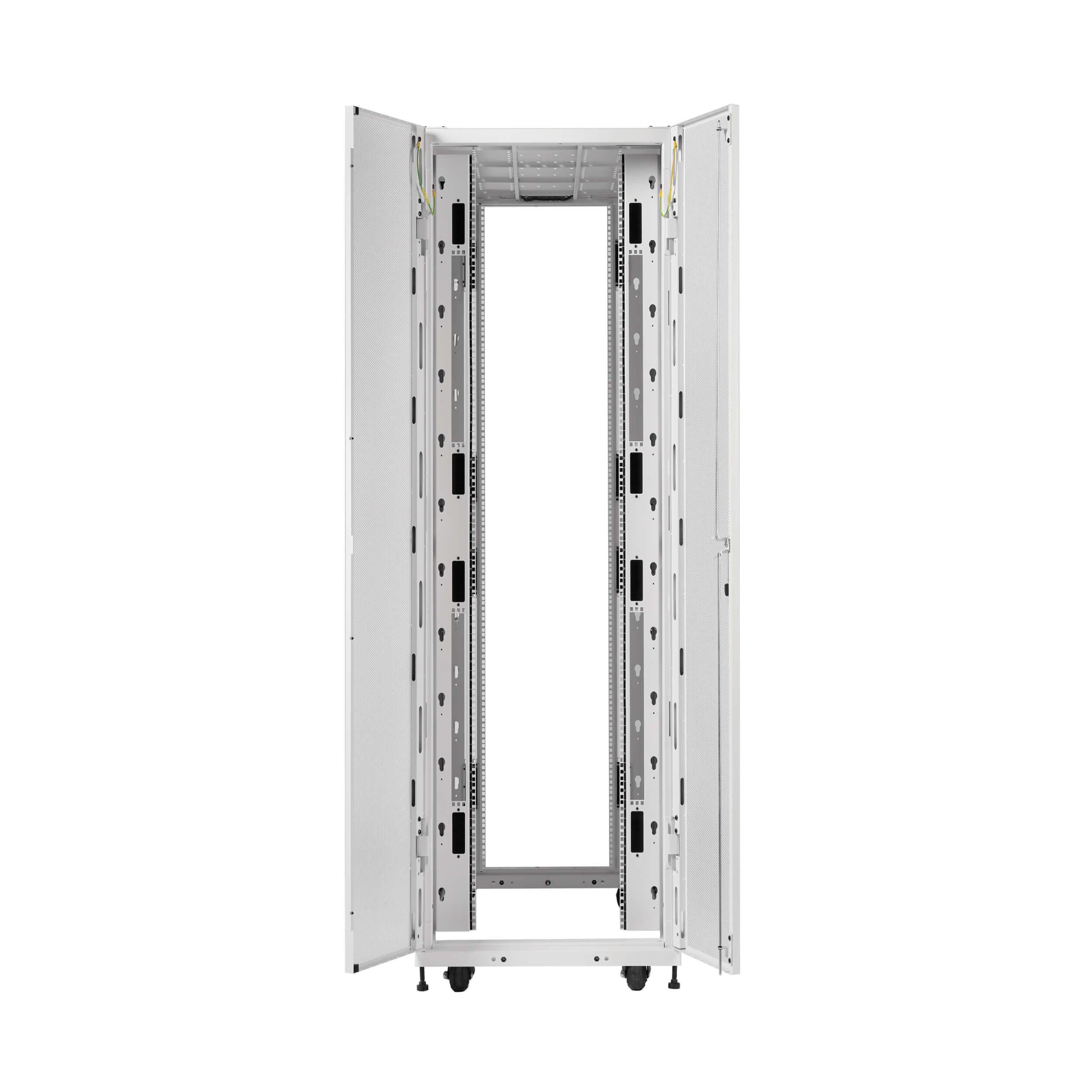 45U Rack Enclosure, Heavy-Duty for AI Servers, White | Eaton