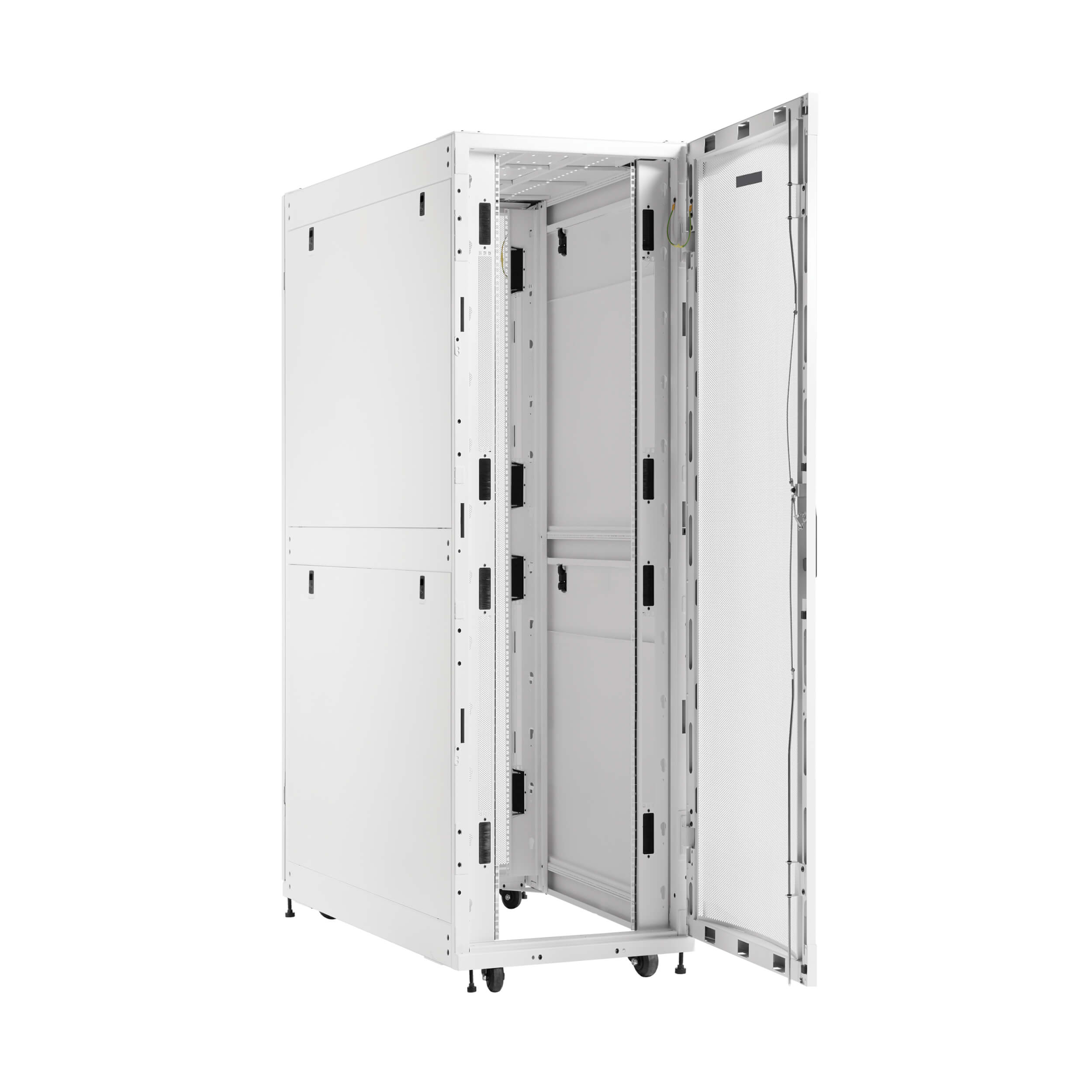 45U Heavy-Duty Extra Deep Rack Enclosure for AI Servers, White | Eaton