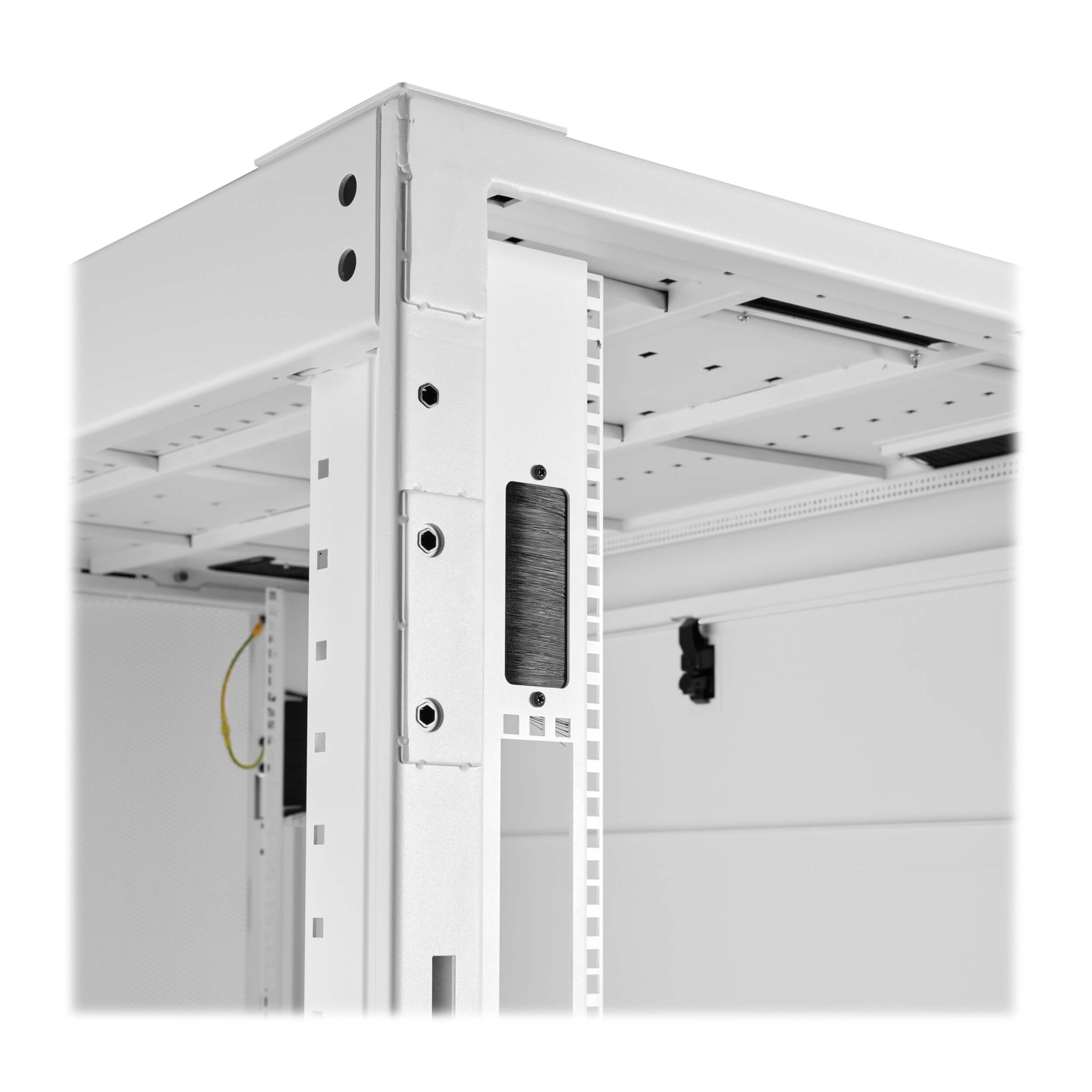 45U Heavy-Duty Rack Enclosure for AI Servers, Wide, Deep, White | Eaton