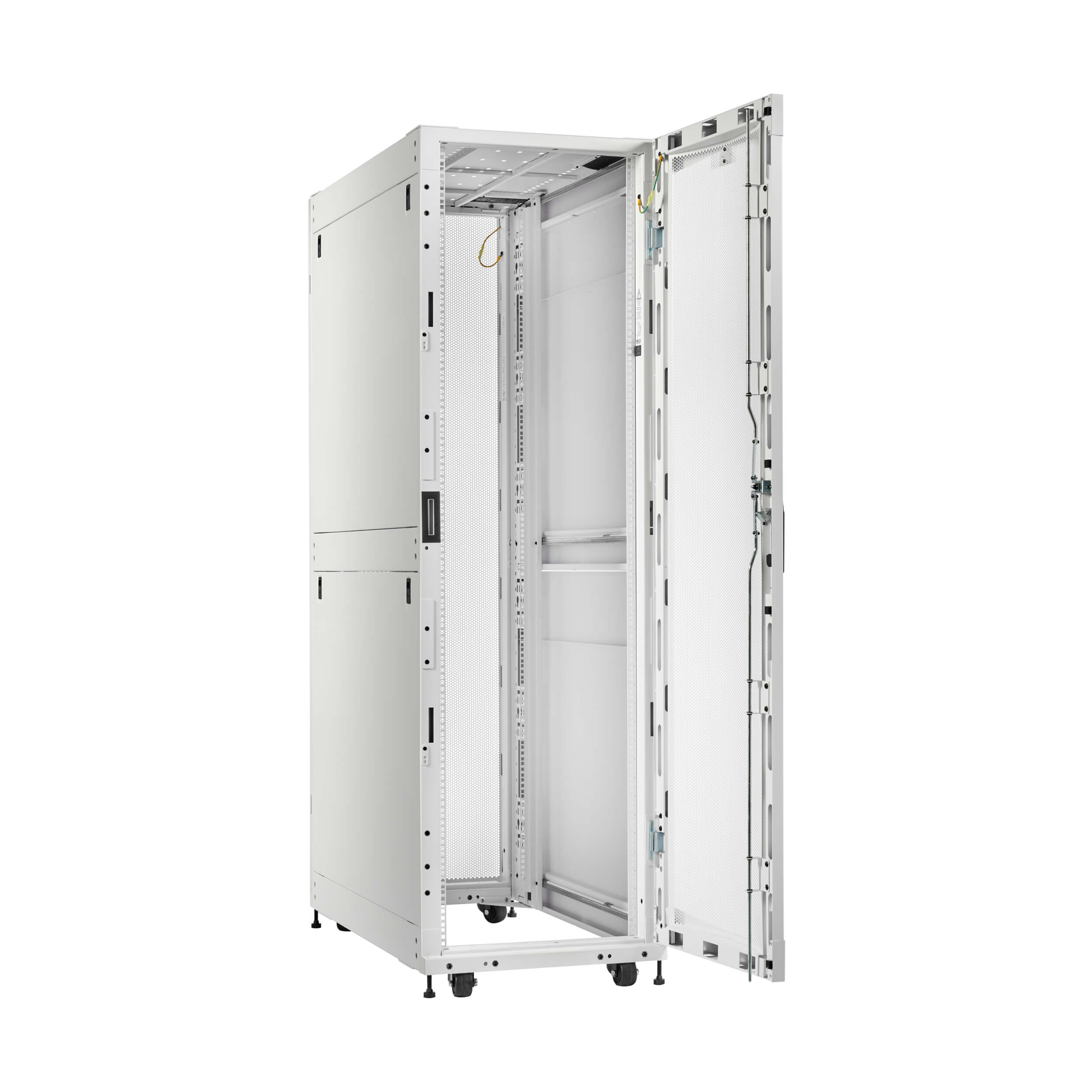 48U Heavy-Duty Deep AI Server Rack Enclosure, White | Eaton