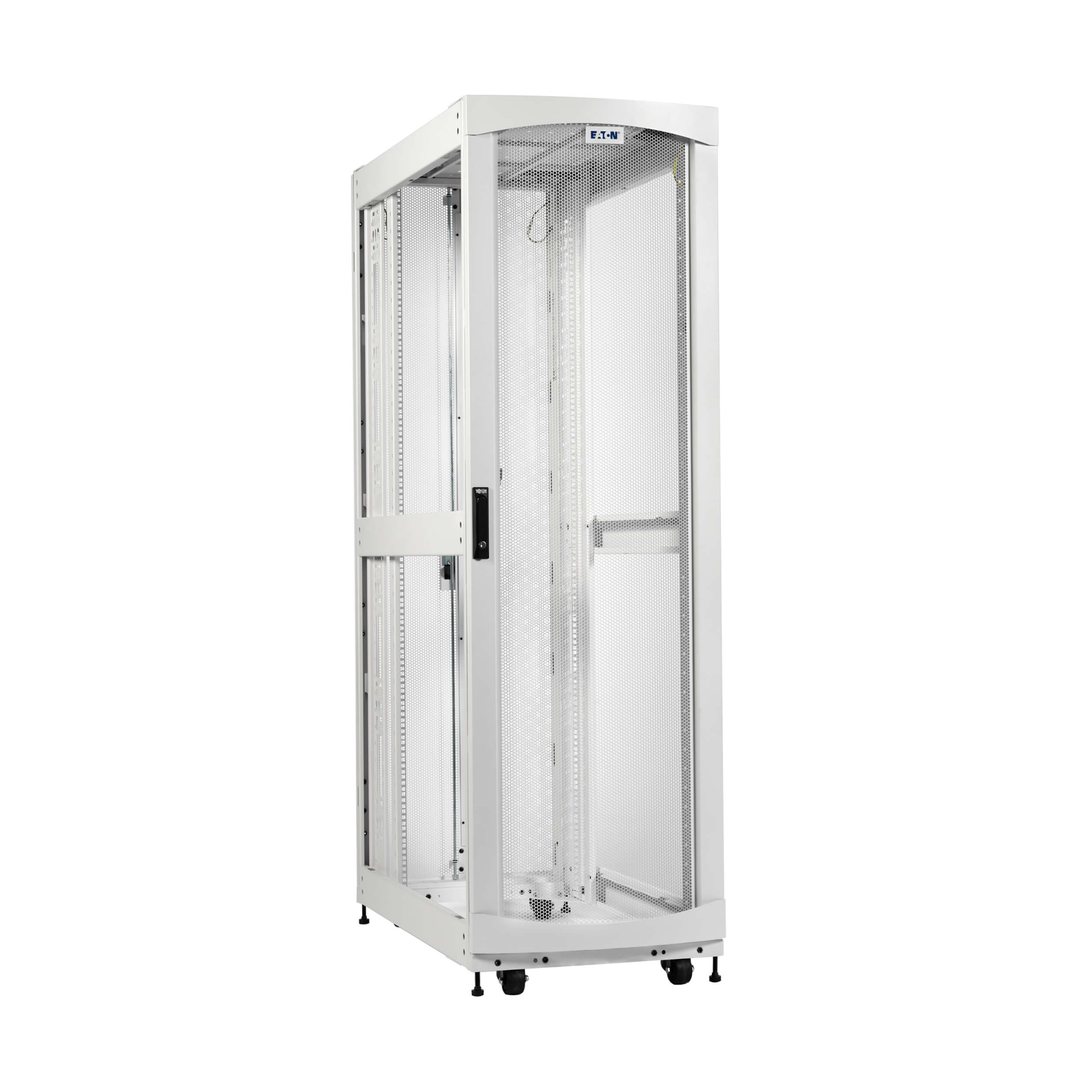 48U Heavy-Duty Deep AI Server Rack Enclosure, White | Eaton