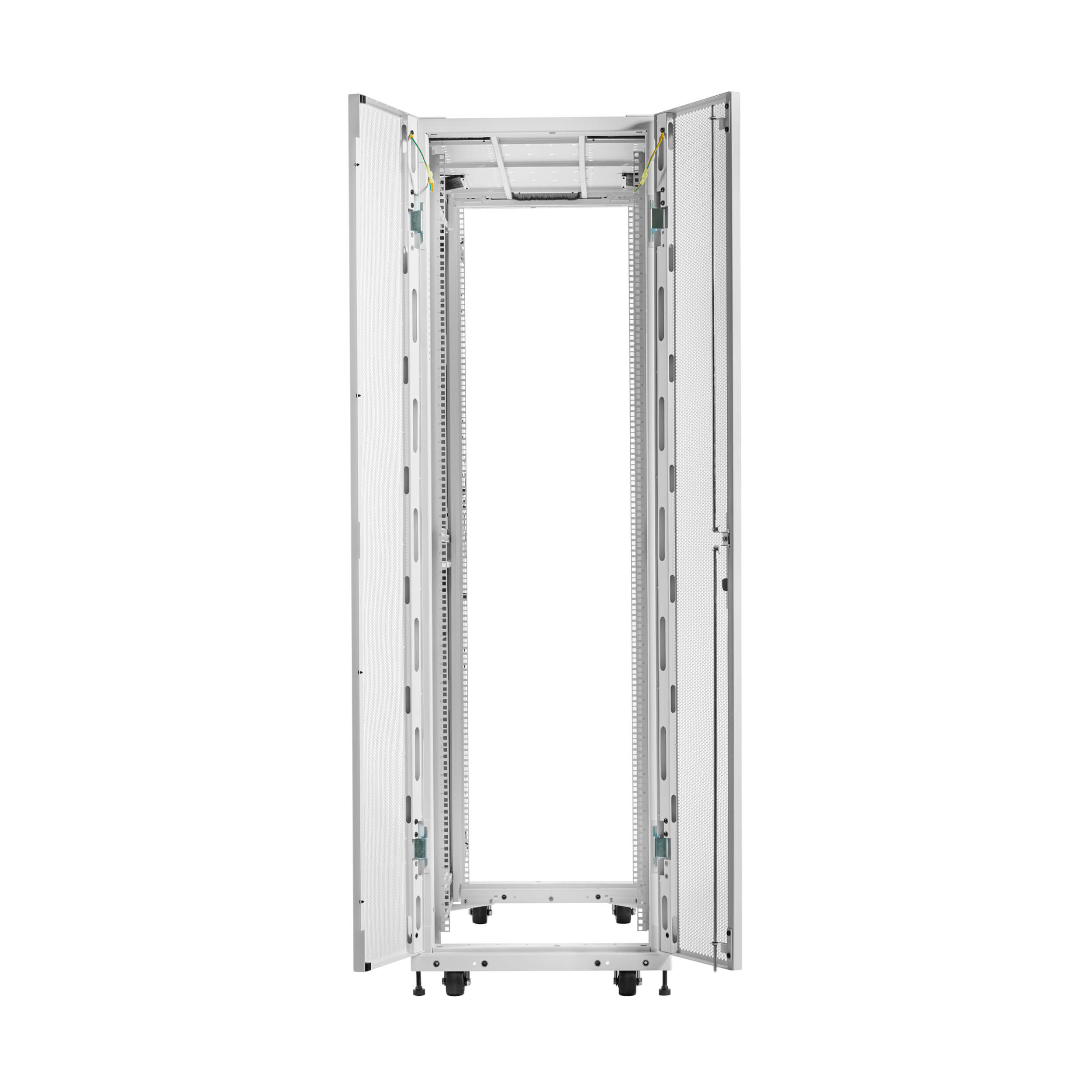 48U Heavy-Duty Deep AI Server Rack Enclosure, White | Eaton
