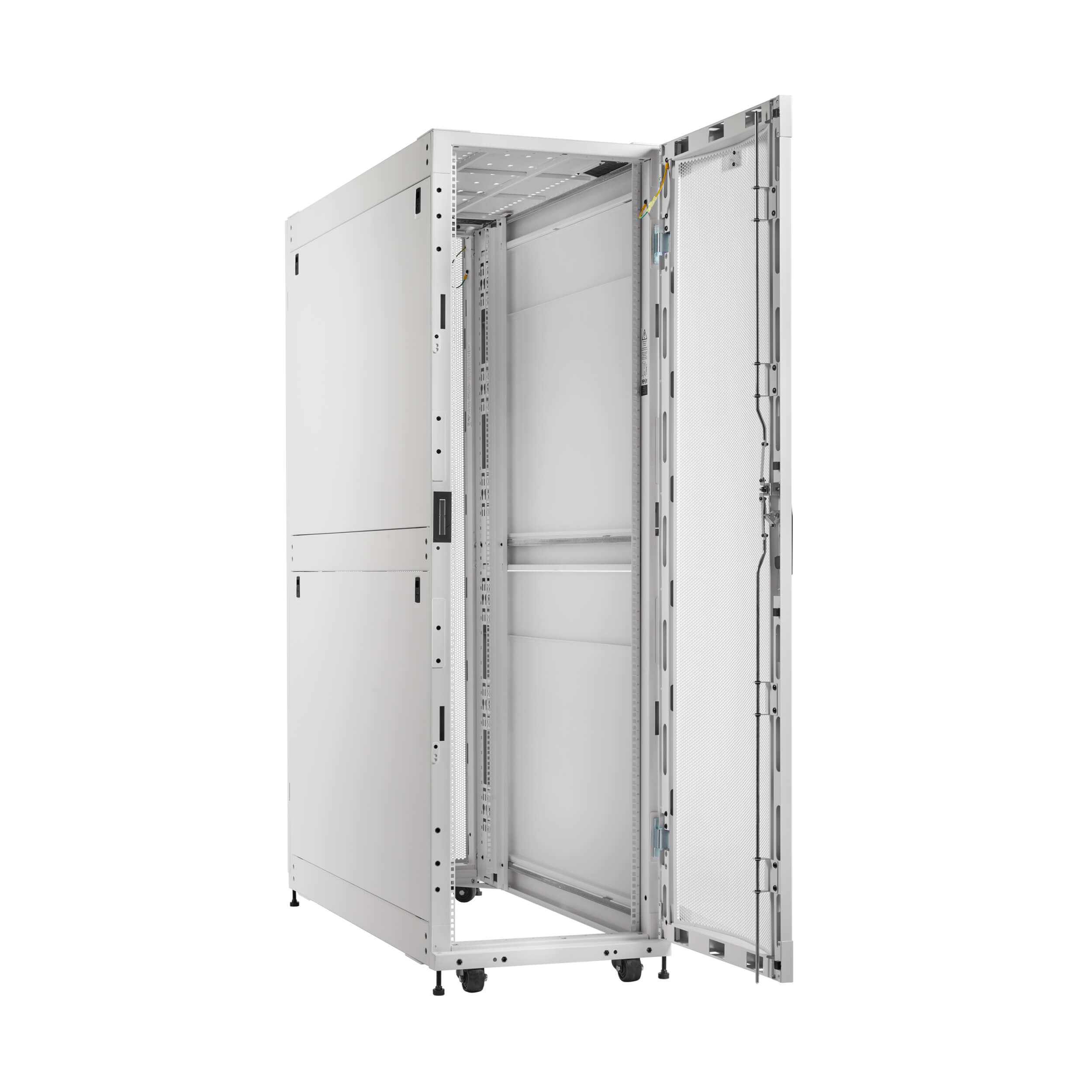 48U Heavy-Duty Extra Deep AI Server Rack Enclosure, White | Eaton