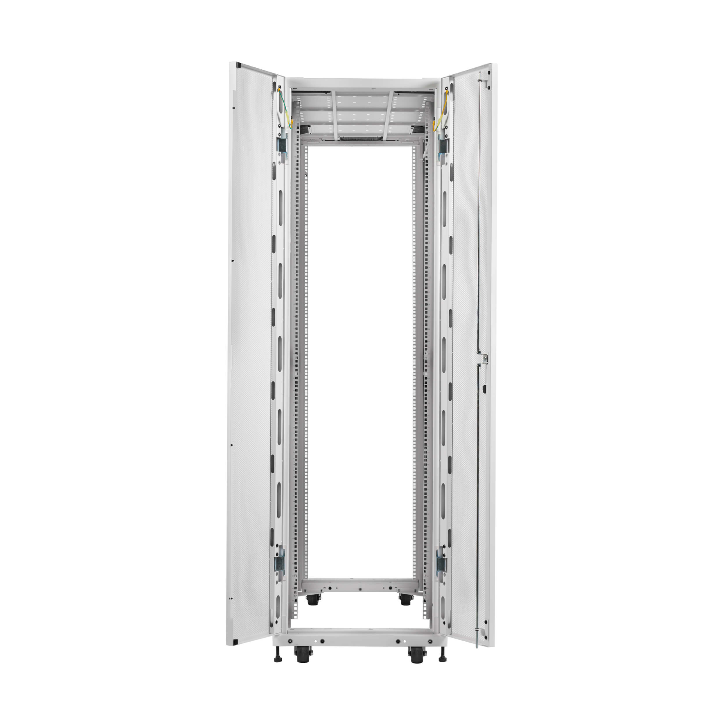 48U Heavy-Duty Extra Deep AI Server Rack Enclosure, White | Eaton