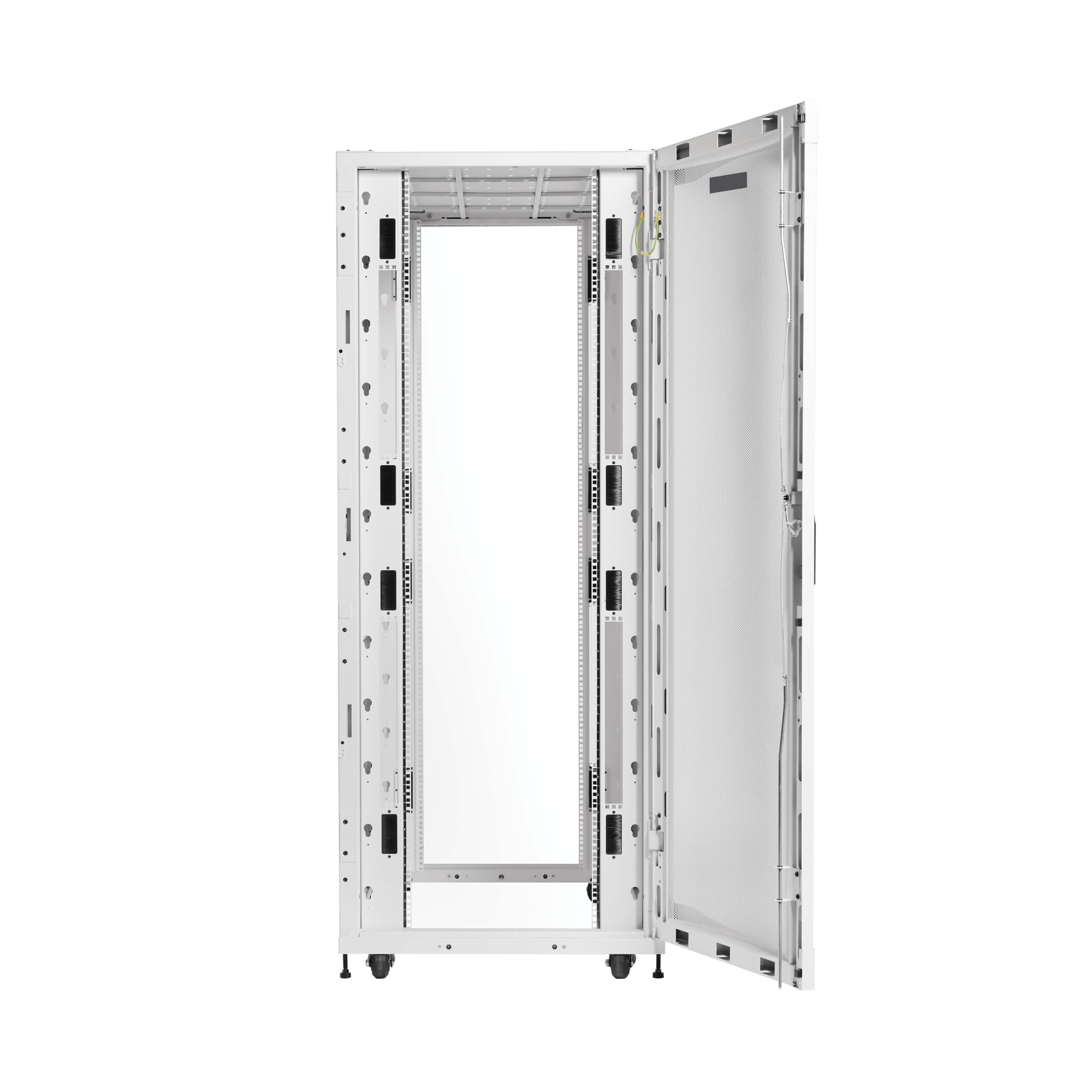 48U Heavy-Duty Extra Wide AI Server Rack Enclosure, White | Eaton